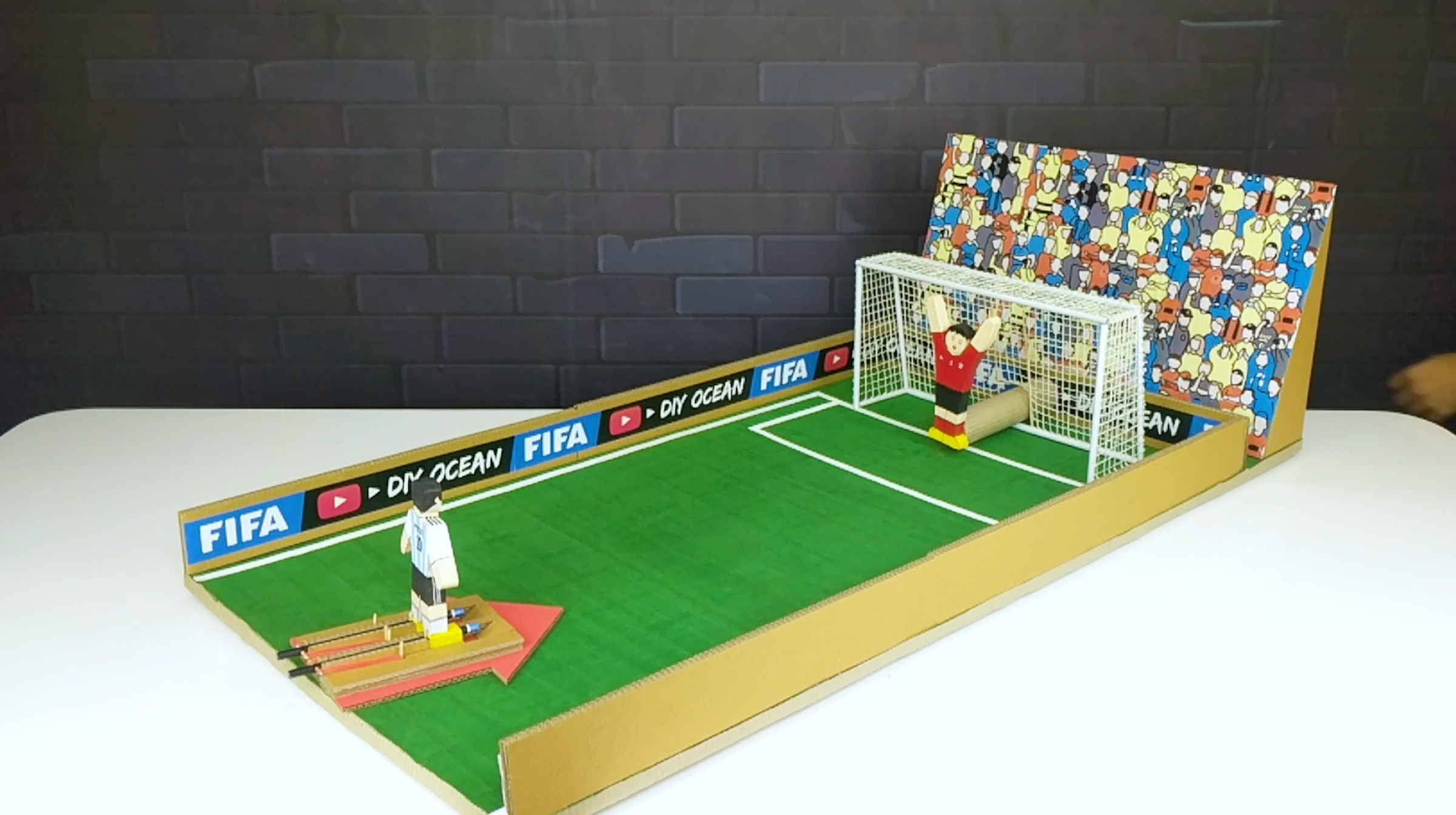 How to Make FIFA Penalty Football Board GAME From Cardboard DIY at HOME ...