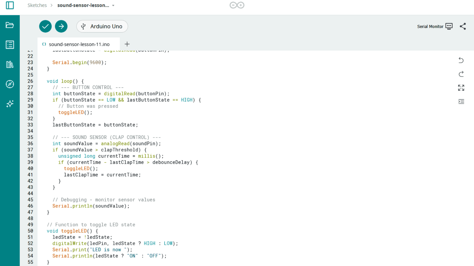 How to Use Sound Sensors With Arduino - Lesson #11 : 8 Steps ...