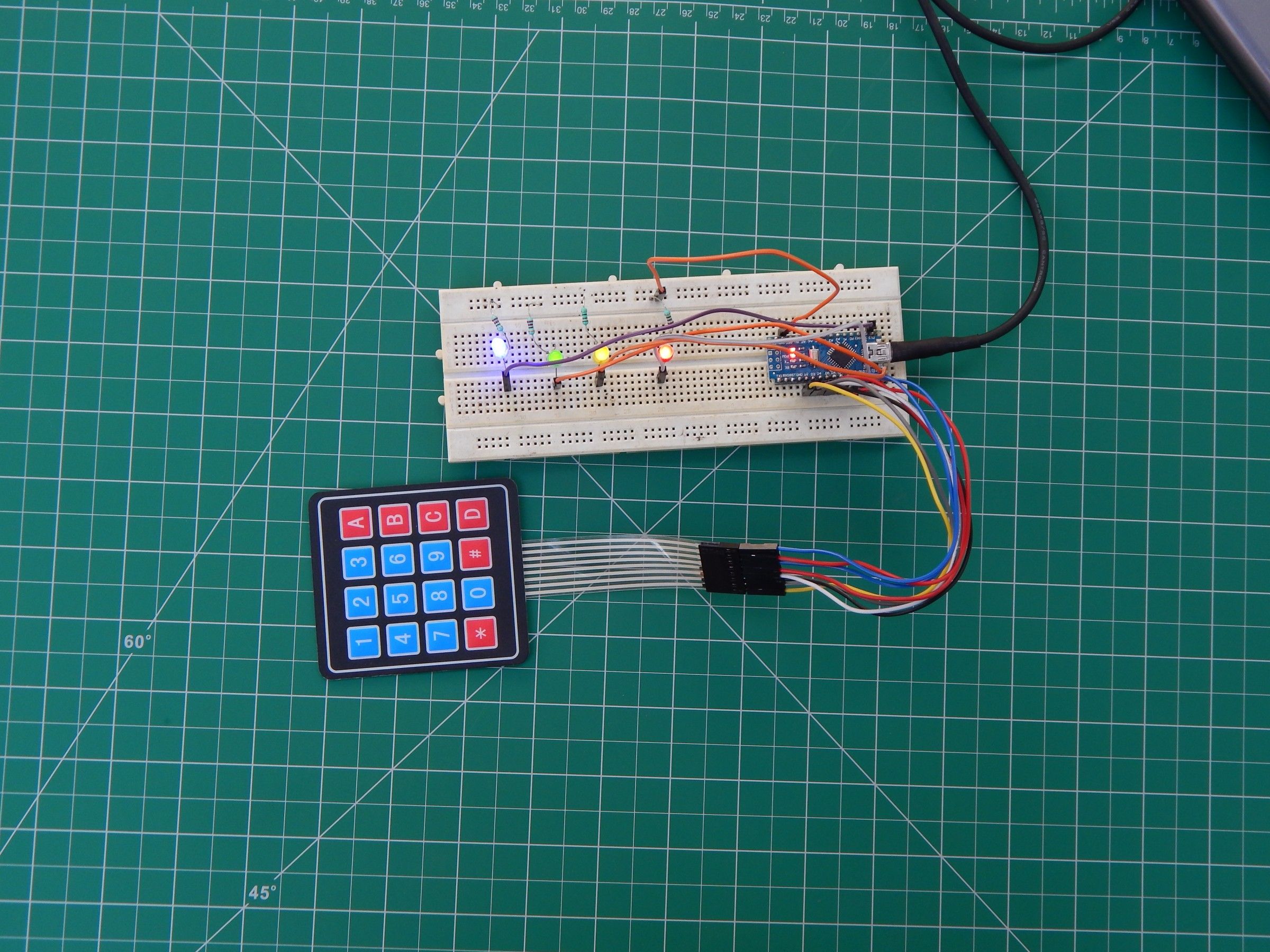 Arduino 4x4 Matrix Keypad : 5 Steps (with Pictures) - Instructables