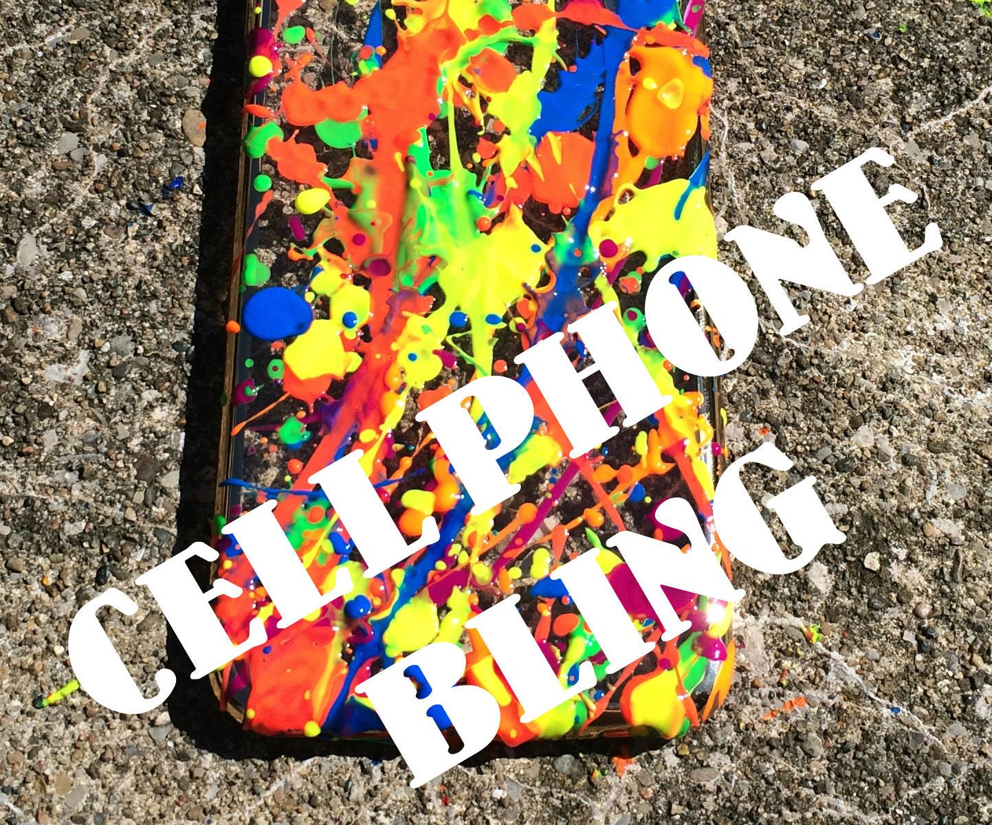 Bling Splat Cell Phone Case : 11 Steps (with Pictures) - Instructables