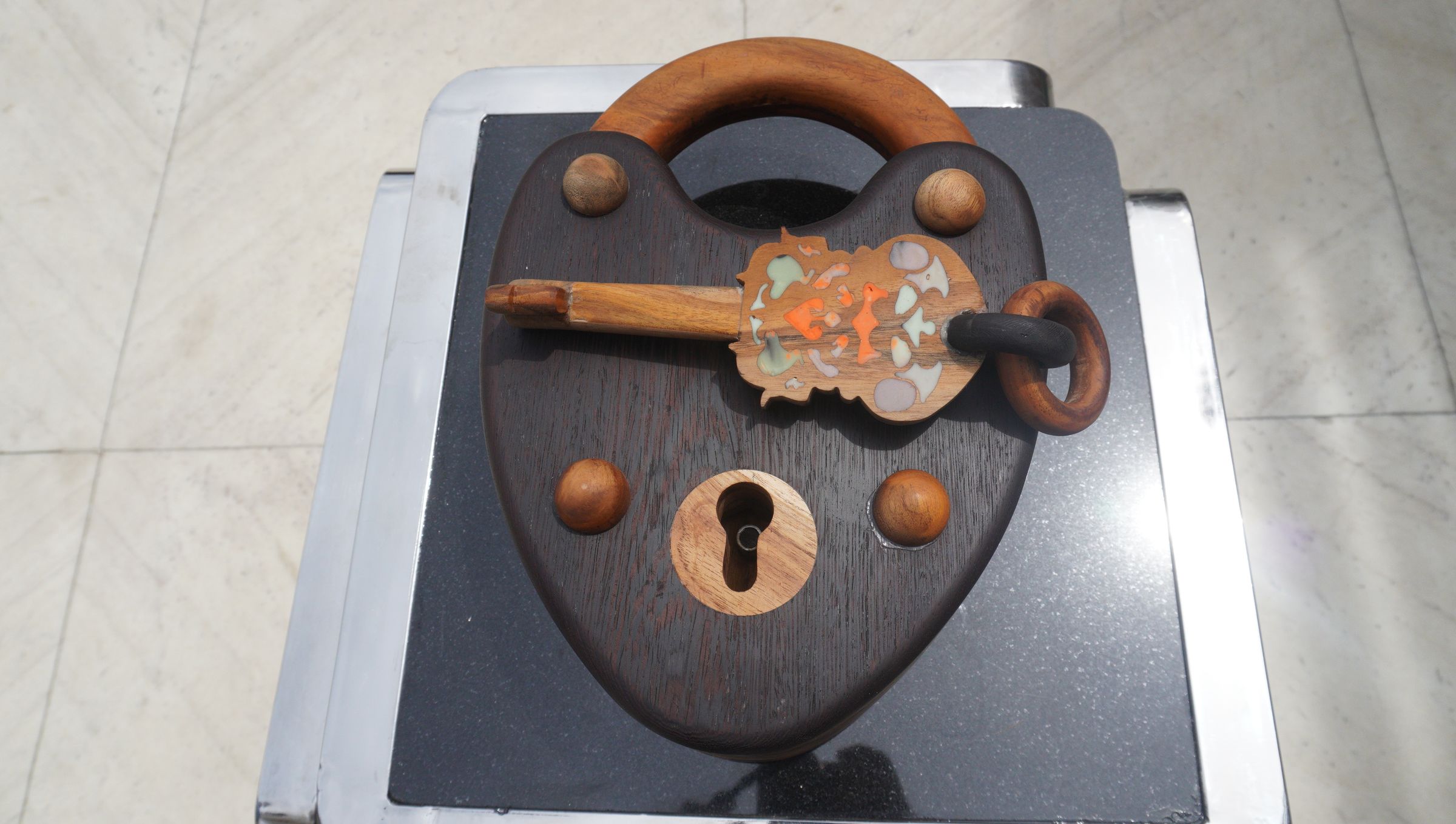 Giant Wooden Pad Lock and Key : 15 Steps (with Pictures) - Instructables