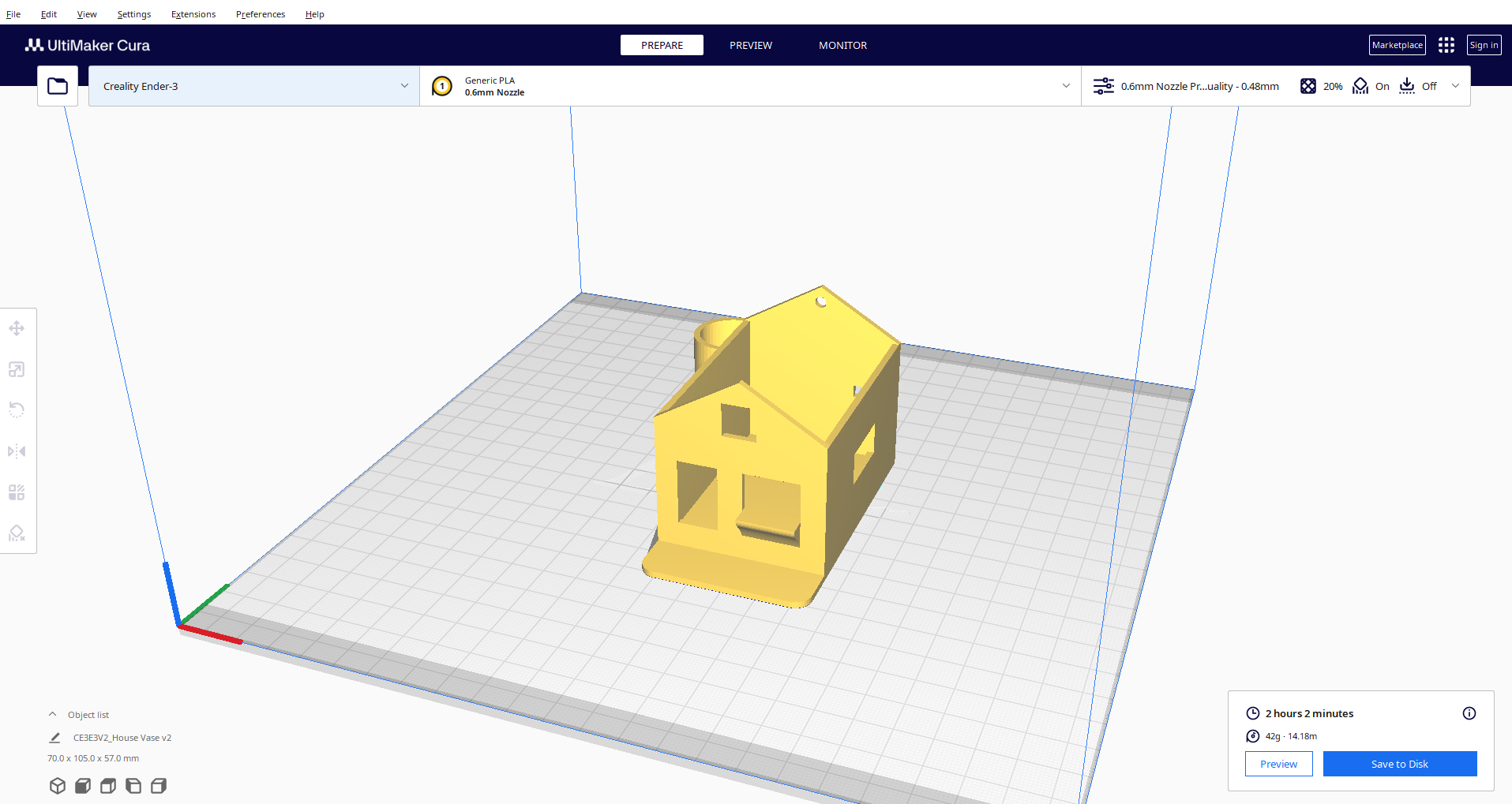 3D Printed Miniature House With Lights : 7 Steps (with Pictures ...