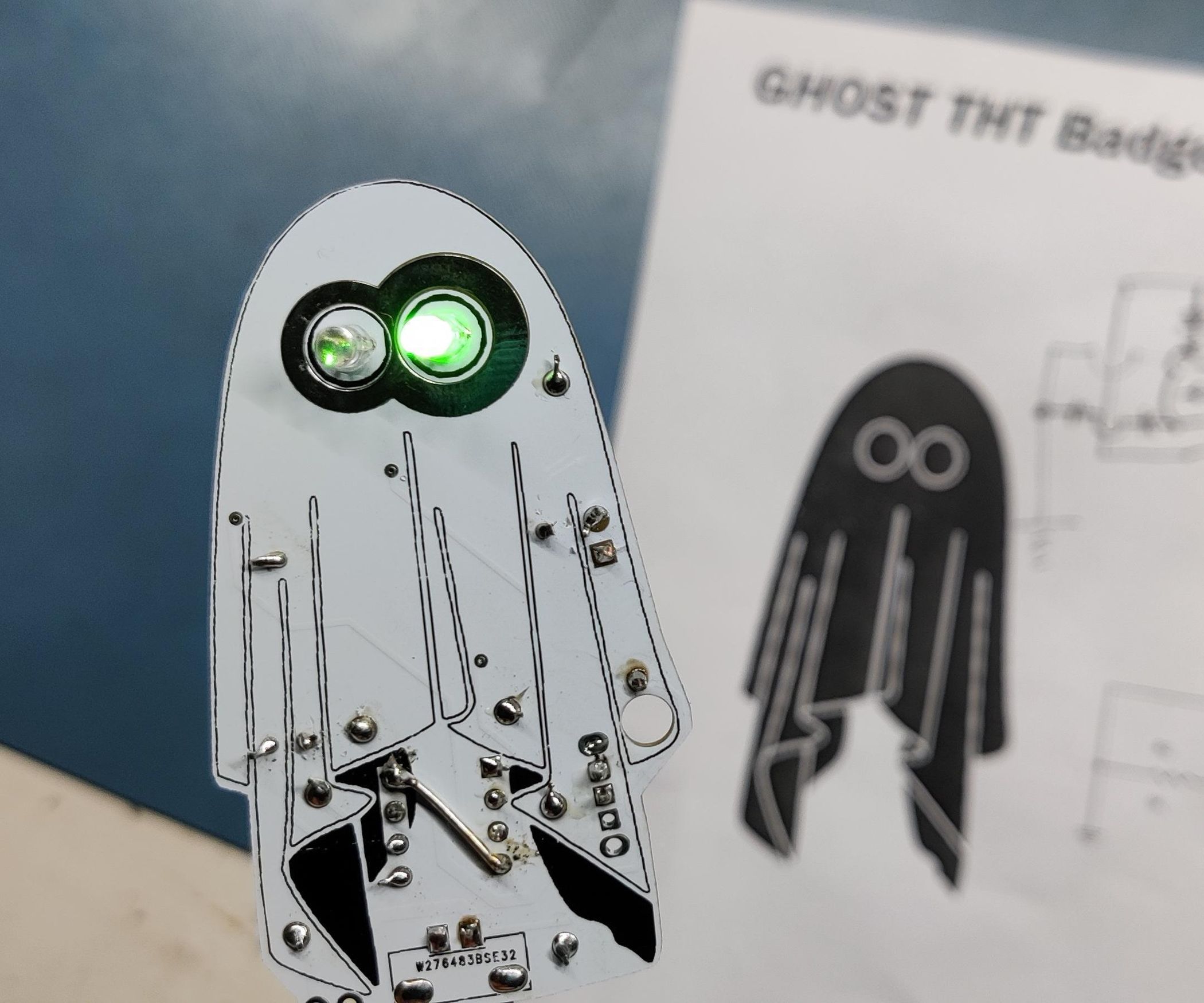 Yet Another Badge, a Ghost Badge Made From 555 Timer IC : 11 Steps ...