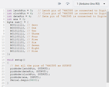 Using Multiple Shift Registers for Multiple 7 SEGMENT Display With ...