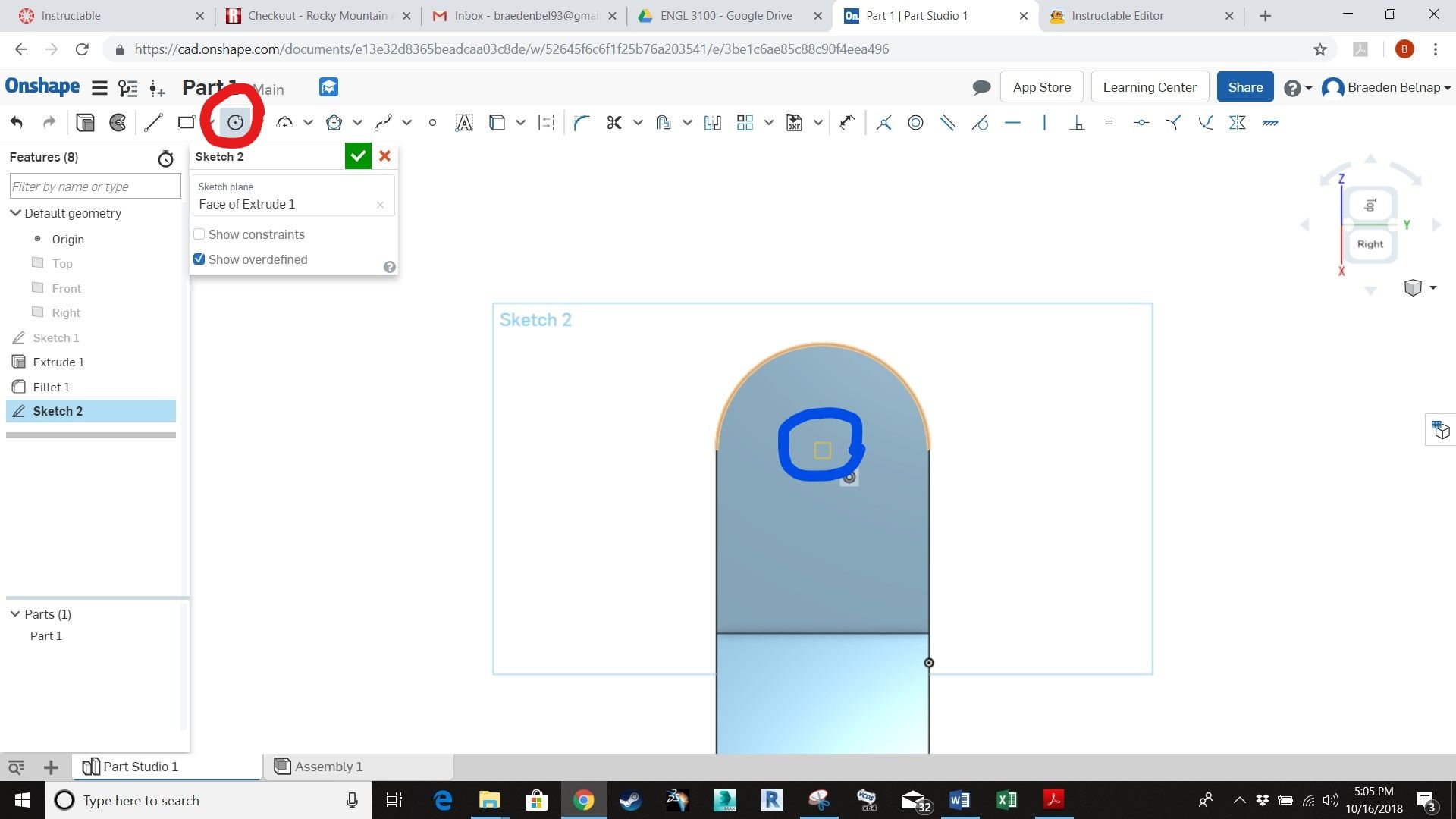 Creating a Basic 3D Model in Onshape : 8 Steps - Instructables