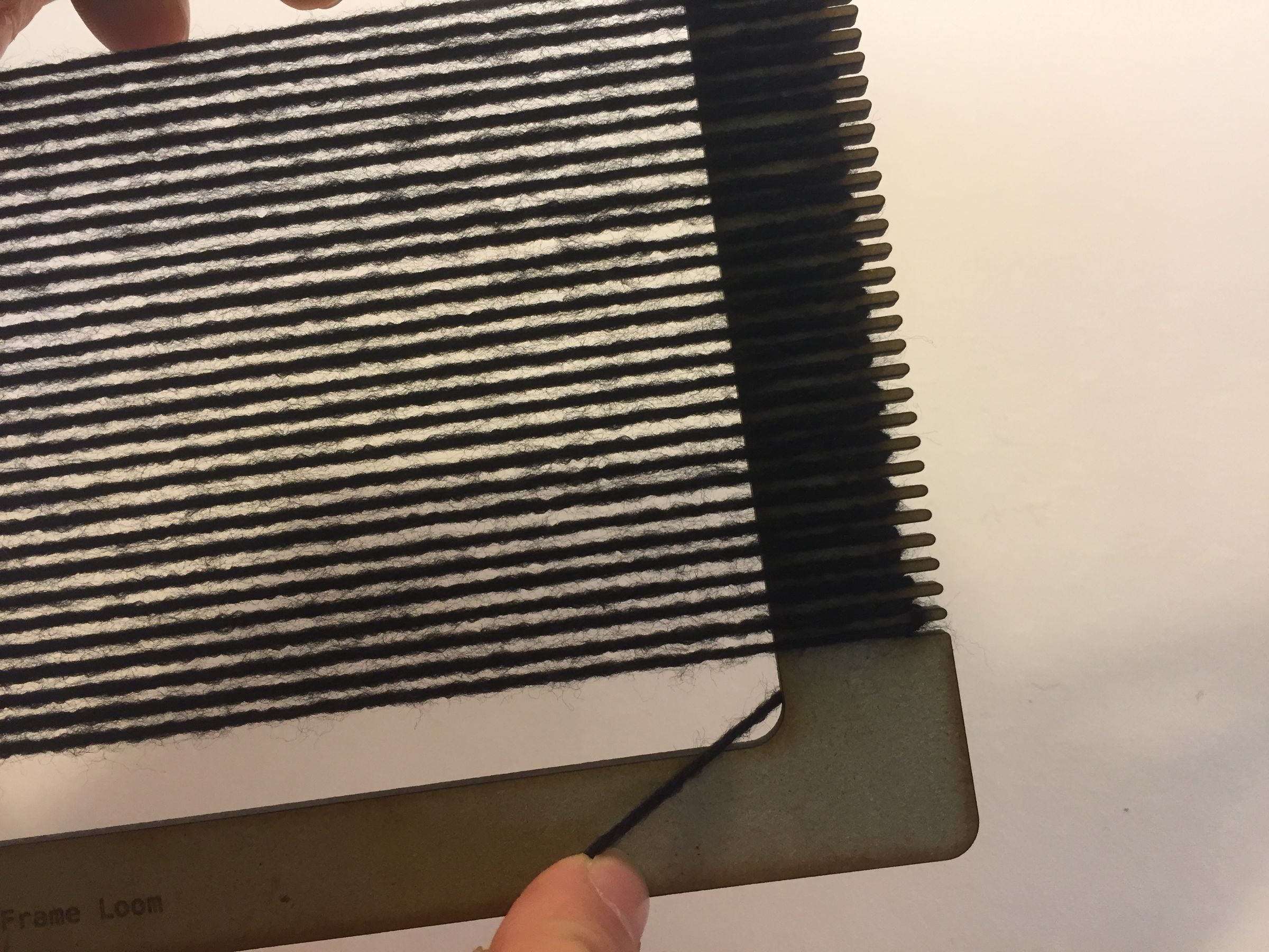Laser Cut Mini Frame Loom Weaving : 24 Steps (with Pictures ...