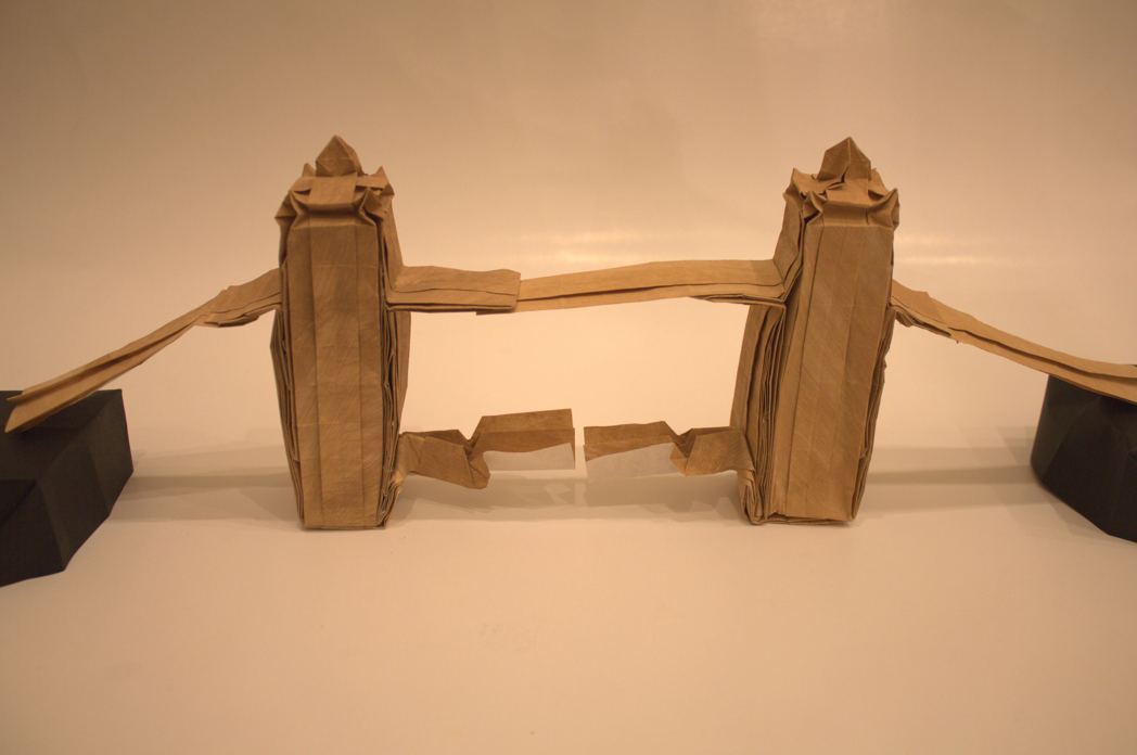 Origami Tower Bridge (London) With a Working Drawbridge : 8 Steps ...
