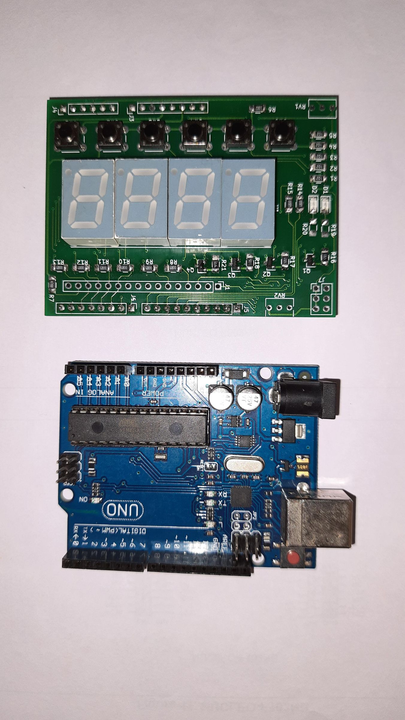 Arduino Shield : Seven Segment + LCD Shield Together : 9 Steps ...