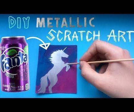 DIY Metallic Scratch Art From a Soda Can : 4 Steps (with Pictures ...