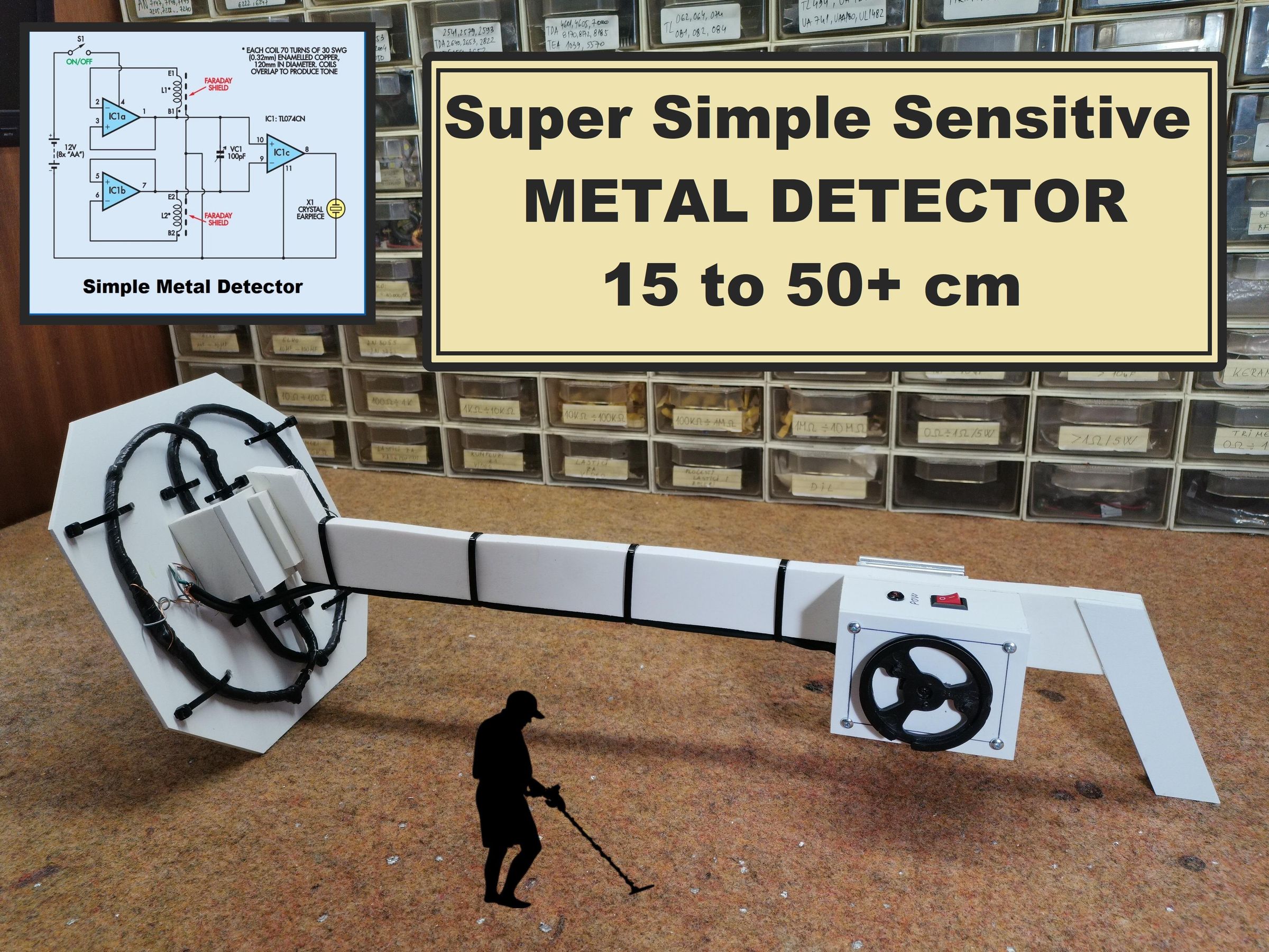 DIY Super Simple Sensitive Metal Detector : 3 Steps (with Pictures ...