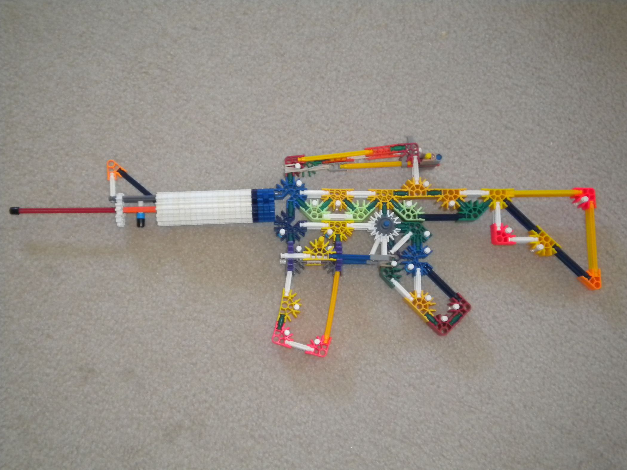 K'nex M4A1 : 7 Steps - Instructables