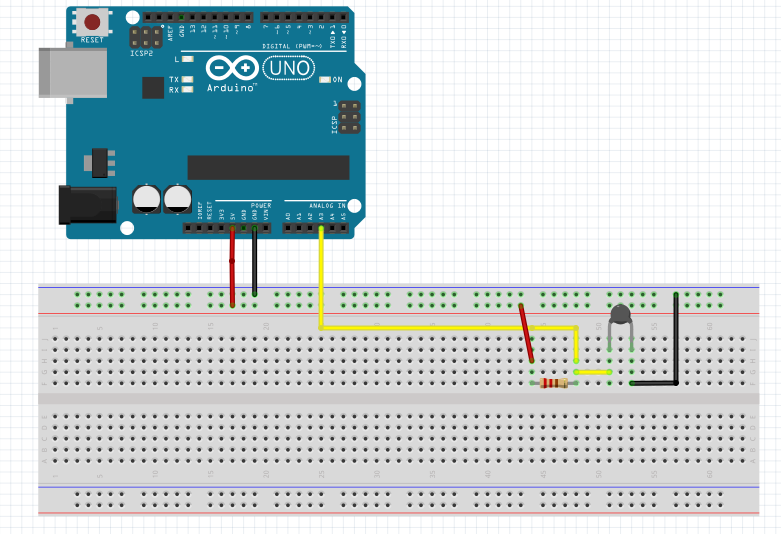 Thermistor Circuit Arduino