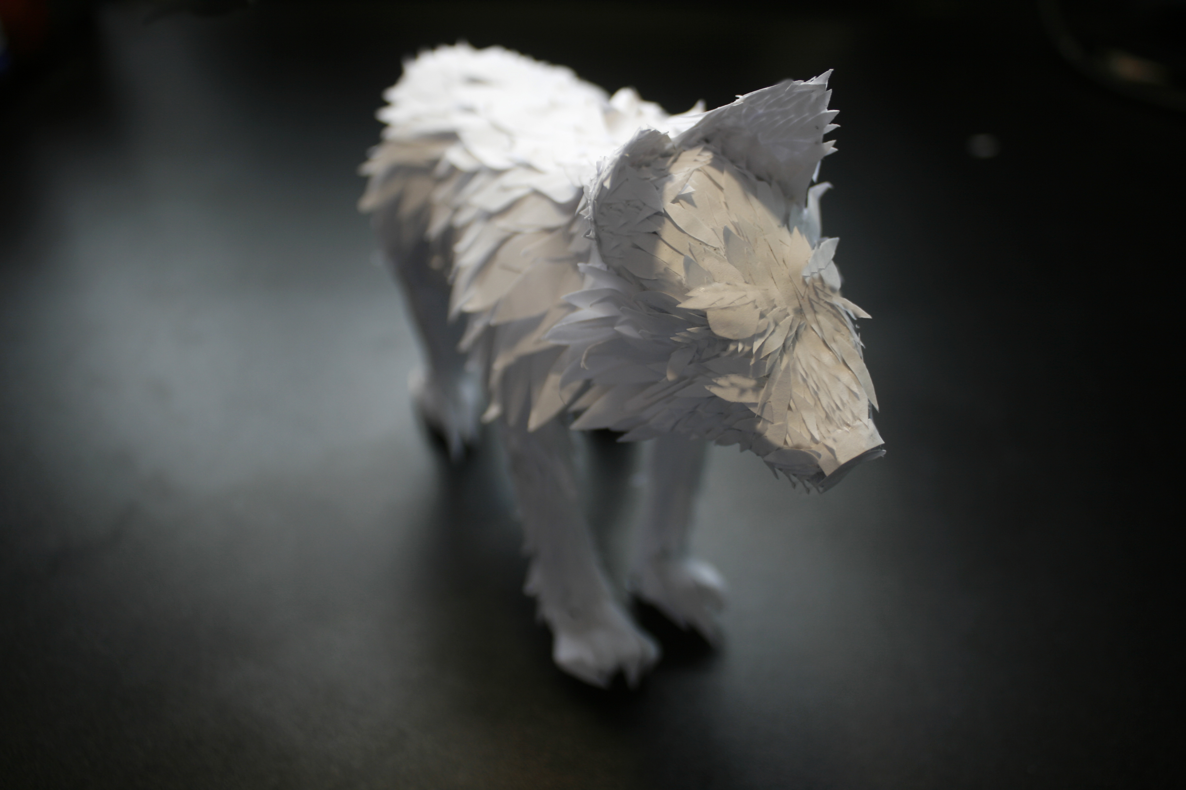 Paper Fantasy Wolf Sculpture : 8 Steps (with Pictures) - Instructables