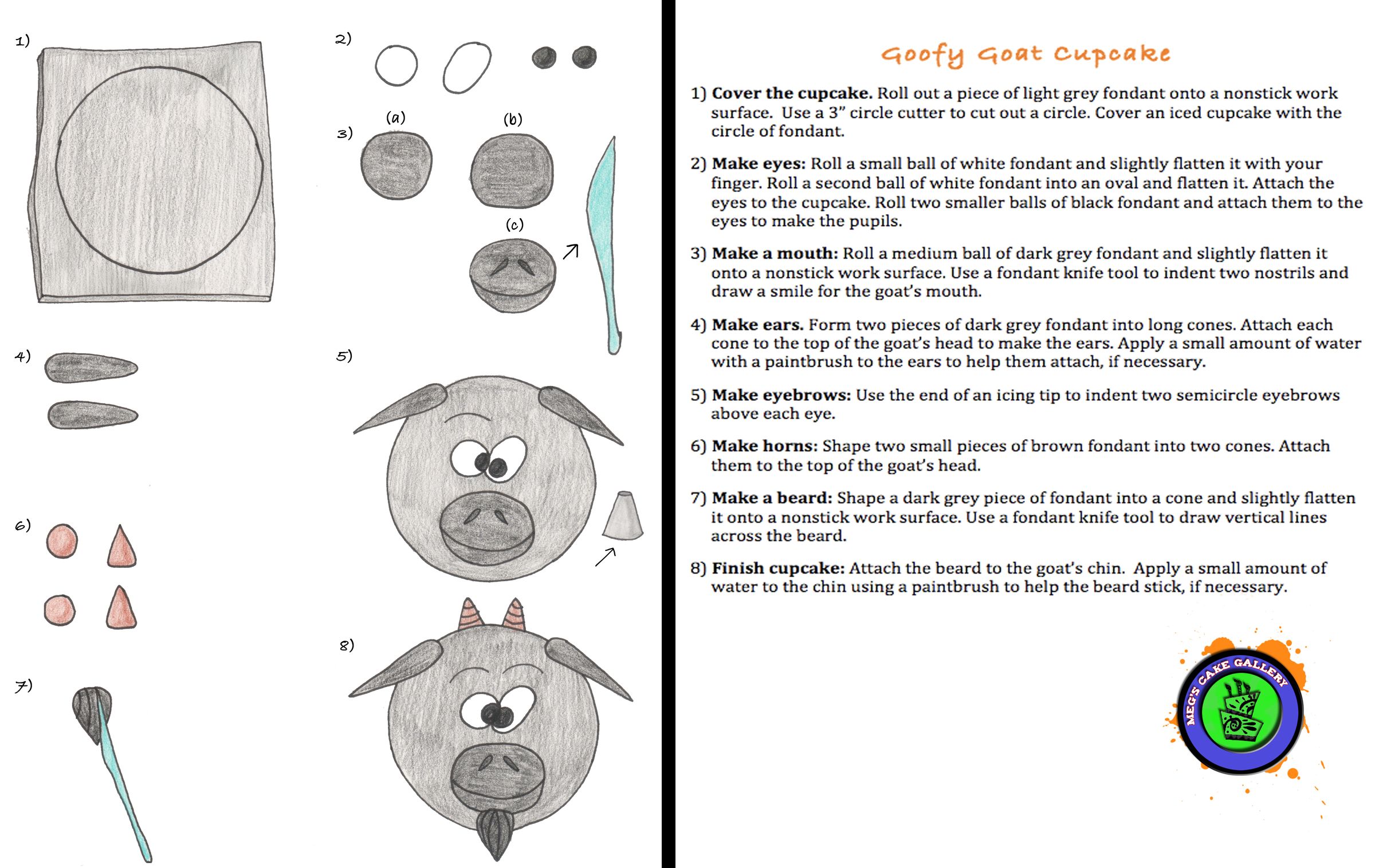 Goofy Goat Cupcake Tutorial - Instructables