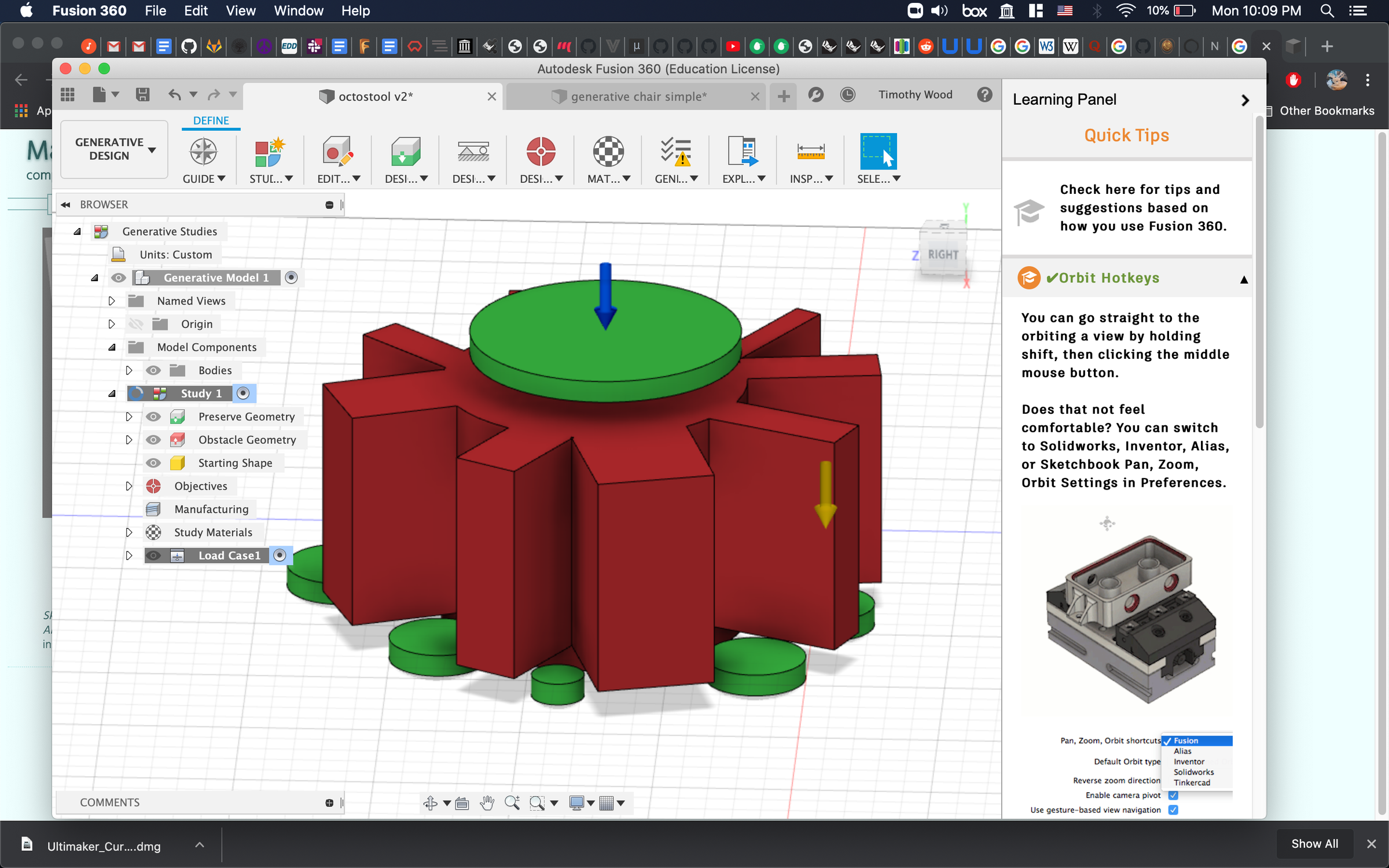 Octostool - Generative Design in Fusion 360 : 3 Steps - Instructables