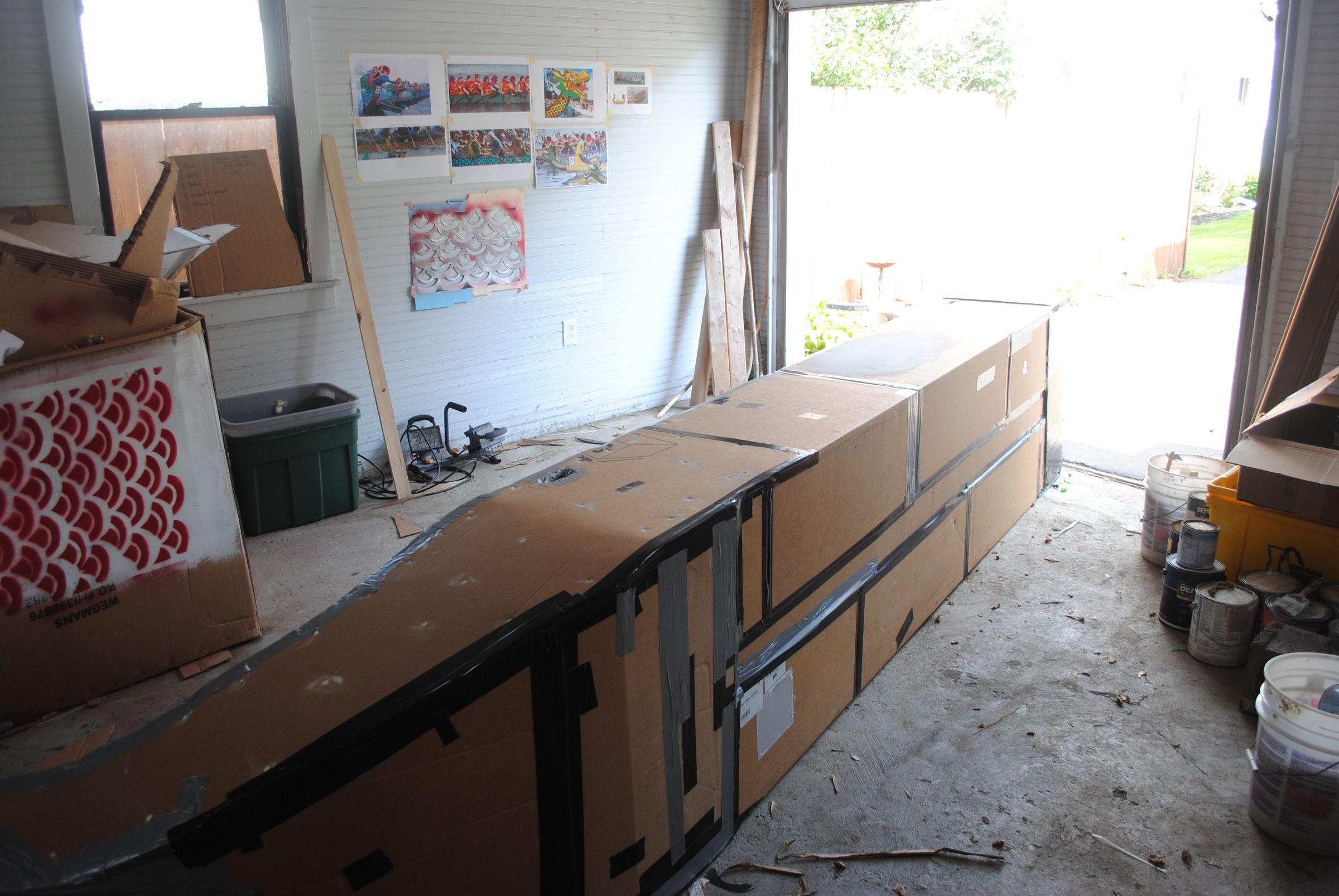 Make a Cardboard Dragon Boat! : 7 Steps (with Pictures) - Instructables