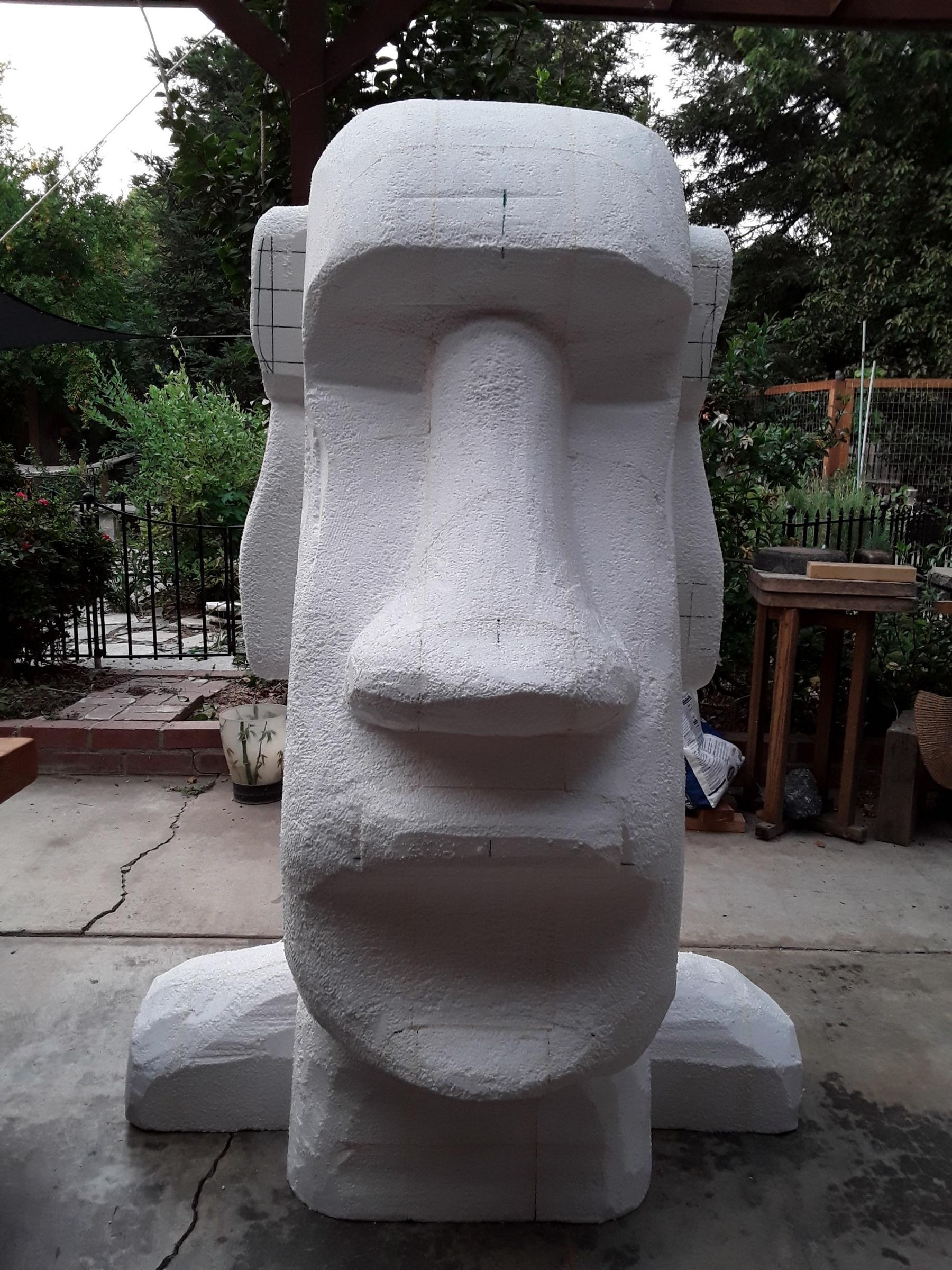 Moai From Recycled Foam : 8 Steps (with Pictures) - Instructables