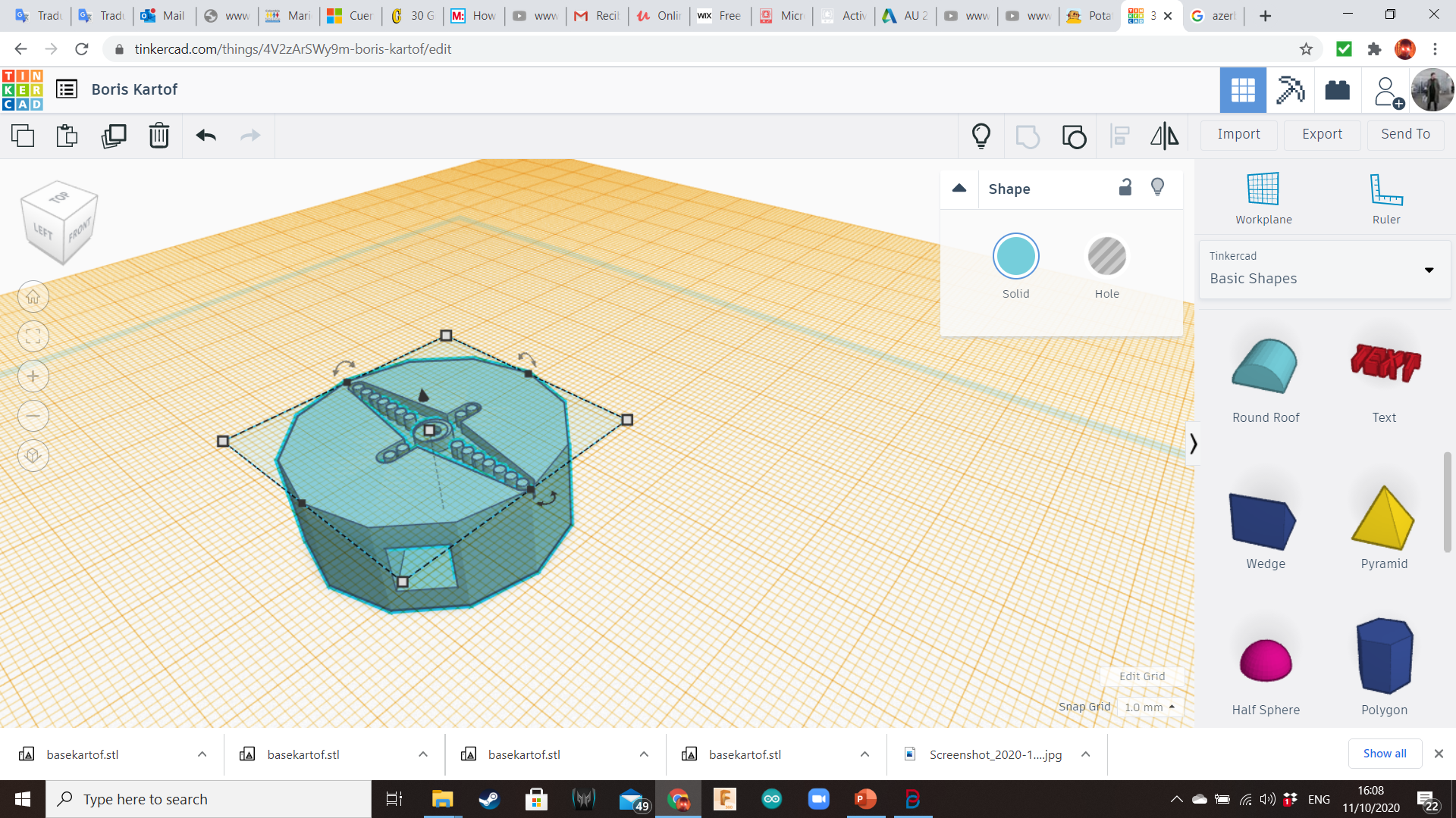 Tinkercad + Micro:bit Robotics for School: "I Love Kartof" Robot! : 17 ...