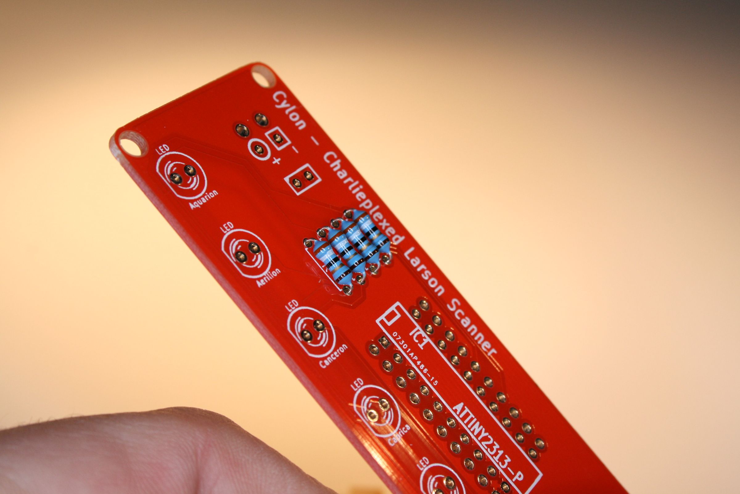 The Cylon - Larson Scanner Kit - With Charlieplexing! : 9 Steps (with ...