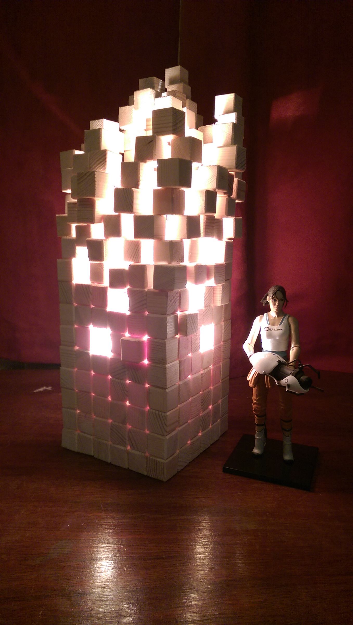 Wooden Pixel Lamp : 8 Steps (with Pictures) - Instructables