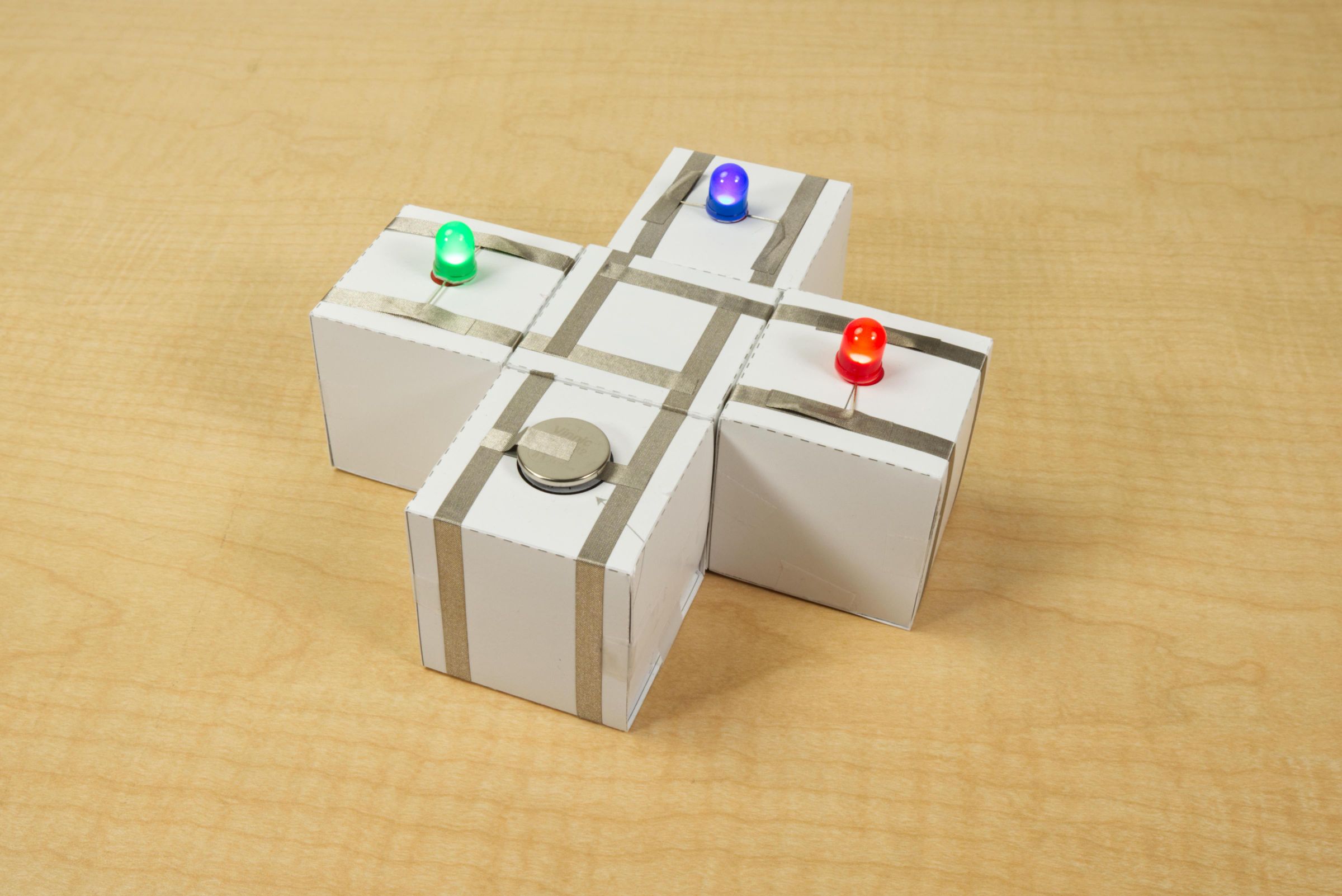 Paper Circuits Cubes : 12 Steps (with Pictures) - Instructables