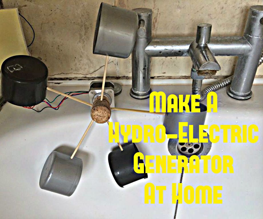 Make a Hydro-Electric Turbine From Scrap or Left Over Parts : 4 Steps ...