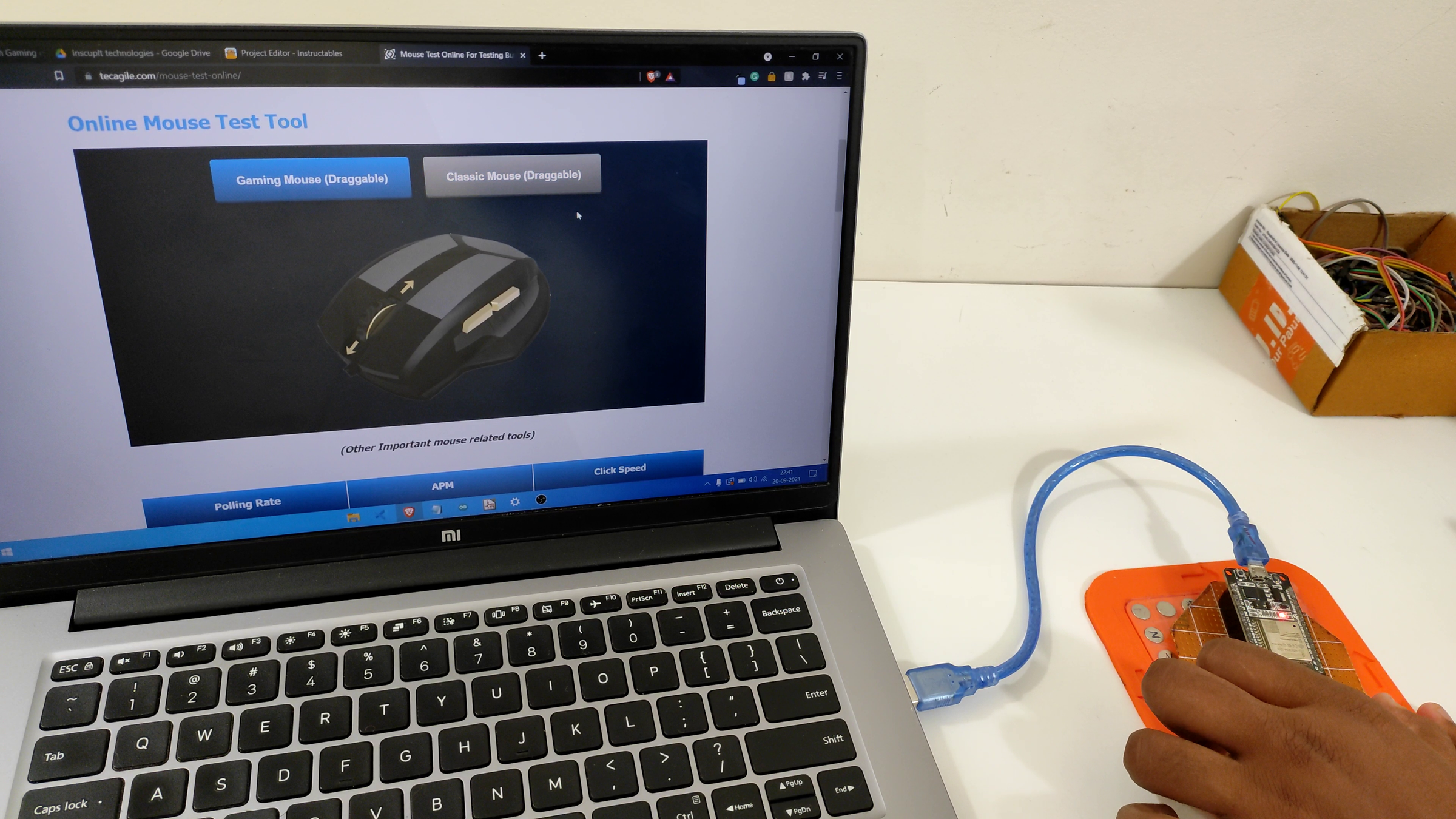 ESP-32 Based BLE Mouse With Magnetic Mouse Pad : 17 Steps (with ...