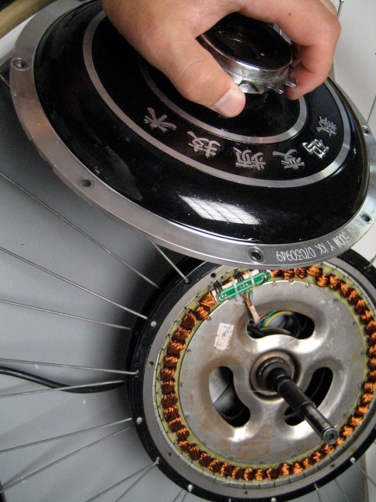 Electric Bike Hub Motor - How to Replace a Hall-effect Sensor : 5 Steps ...