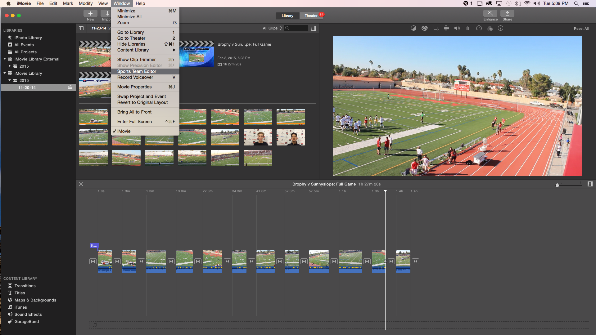How to Make Highlight Videos Using the Sports Editor in IMovie : 8 ...