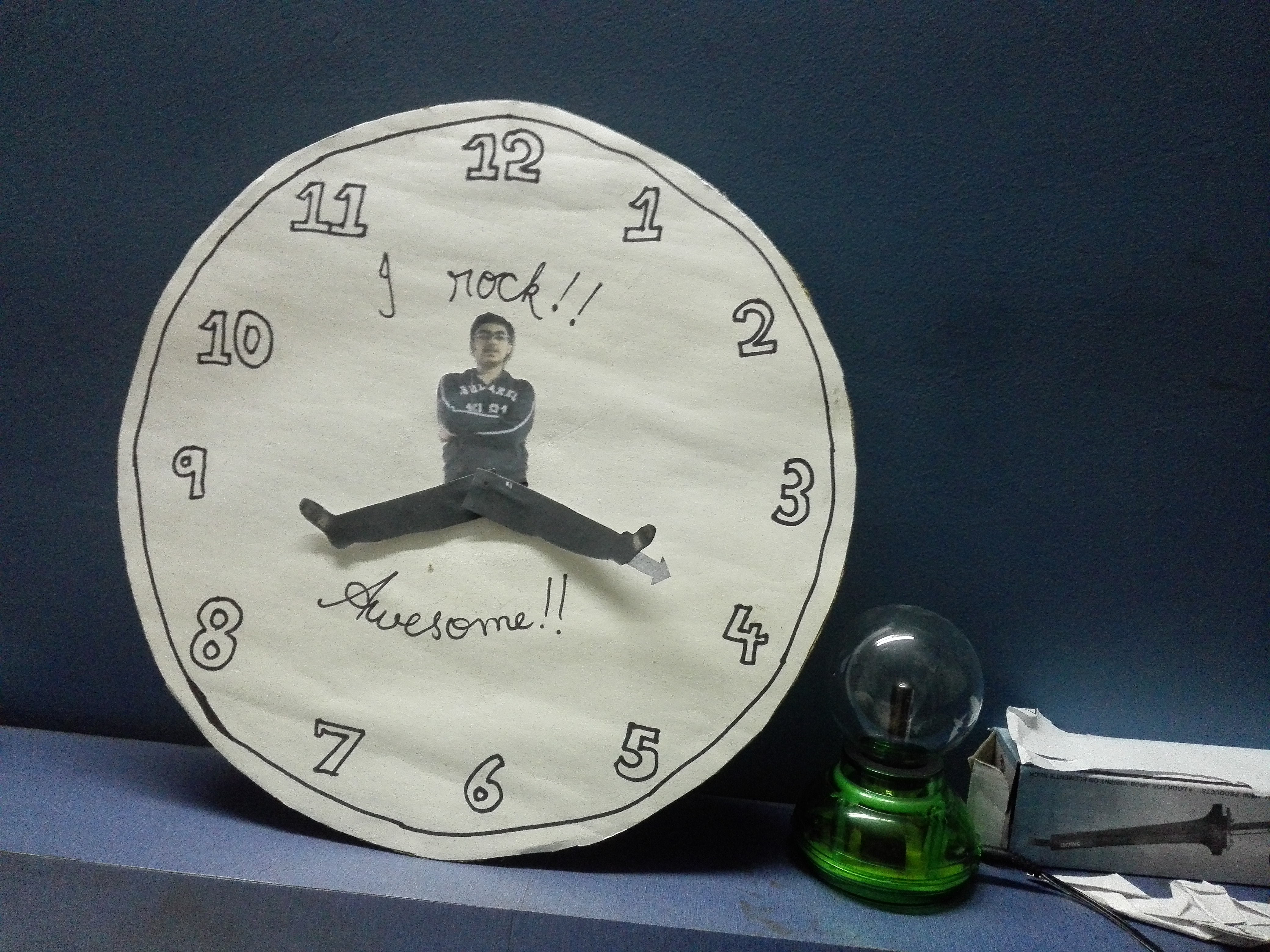 Personalize Your Clock(with Yourself)!!! : 6 Steps (with Pictures ...