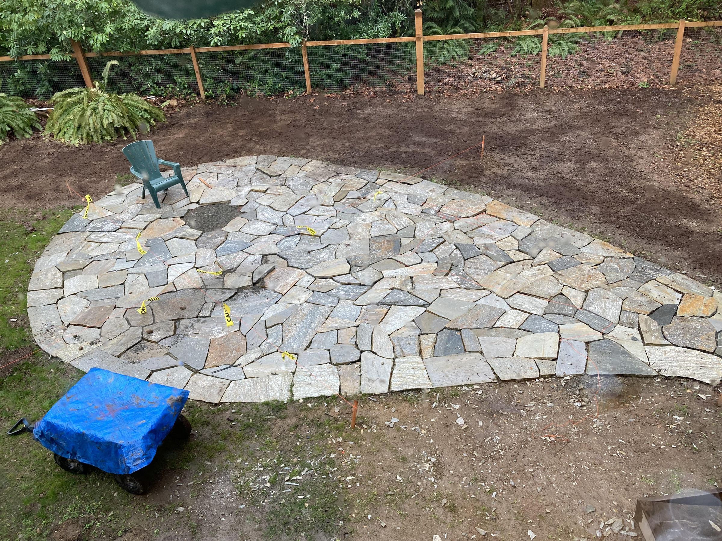 Backyard Quartzite Flagstone Patio : 14 Steps (with Pictures ...