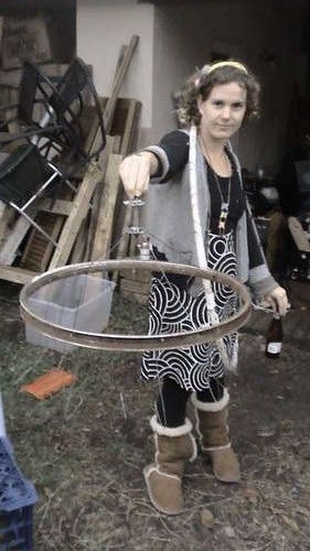 How to Make a Spinning Pot or Zine Rack From an Old Bike Wheel : 7 ...