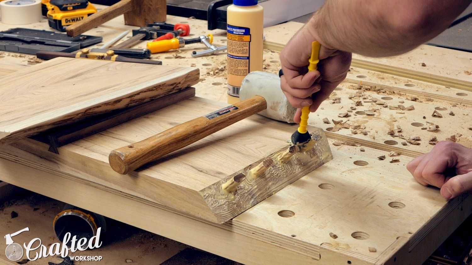 Modern Live Edge Waterfall Coffee Table | How to Build : 22 Steps (with ...