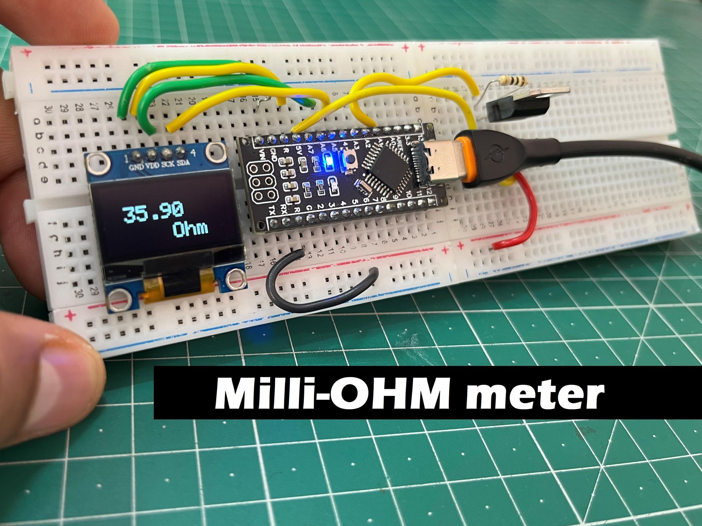 Milliohm Meter Theory and Project : 6 Steps - Instructables