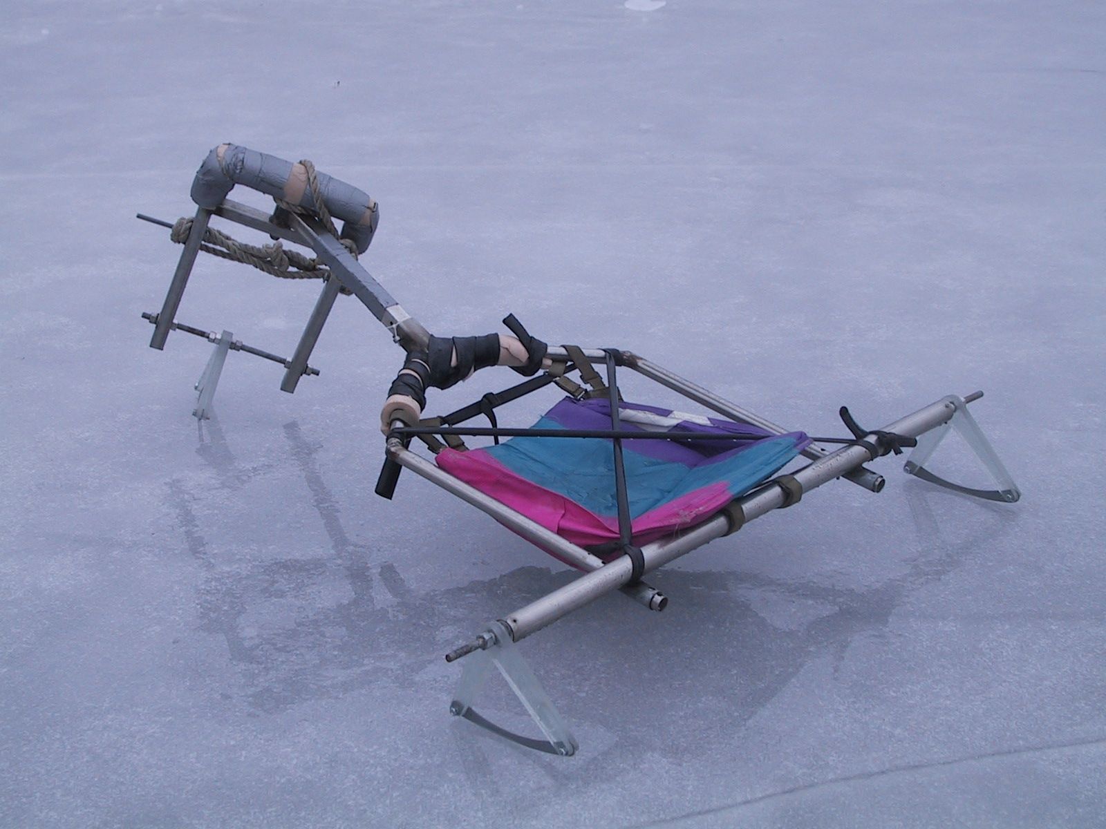 Traditional Polynesian Ice Canoe (Ice Proa) - How to Kite Ice Sail : 12 ...