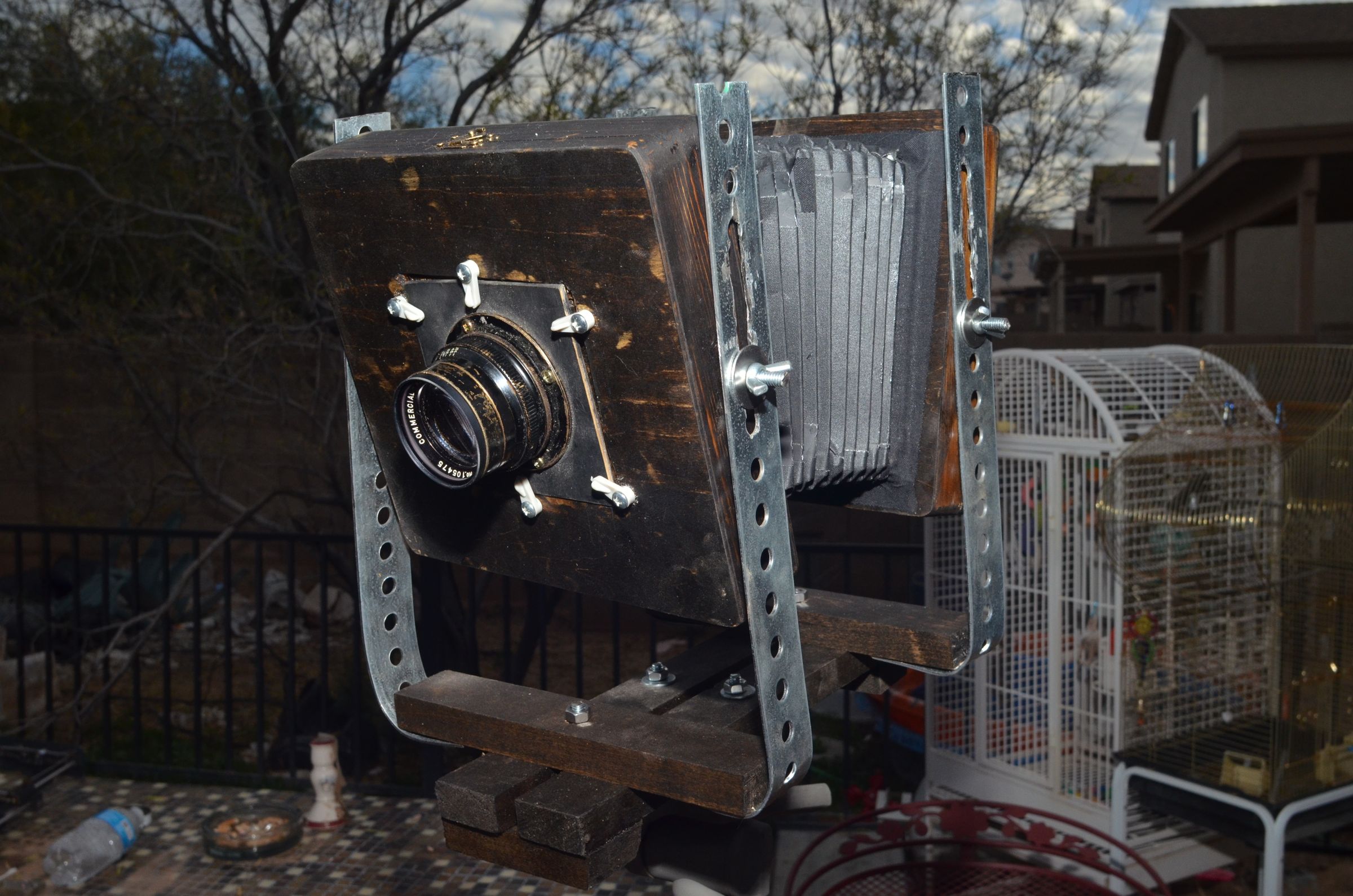 Low Cost Adjustable Rail 4x5 View Camera : 11 Steps (with Pictures ...