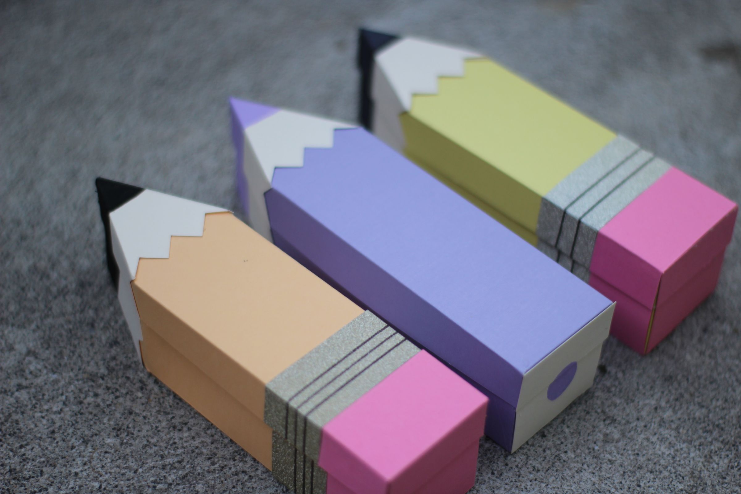 3D Paper Pencil Treat Box : 4 Steps - Instructables