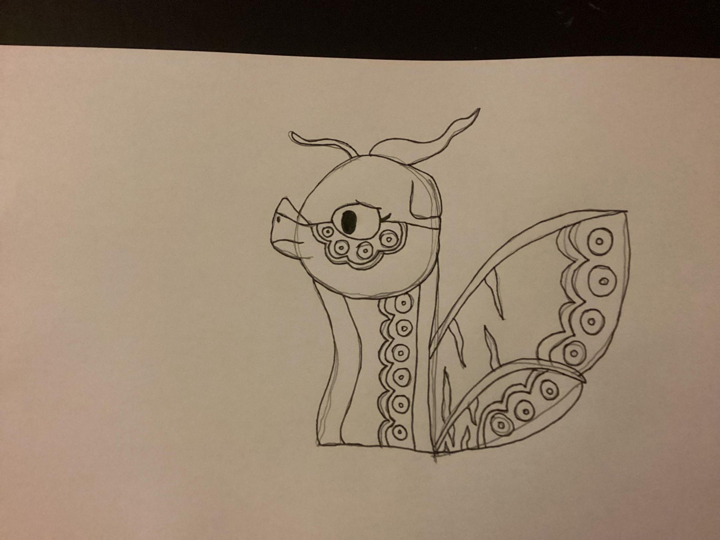 How to Draw a Silkwing Wings of Fire (head Shot) : 16 Steps - Instructables
