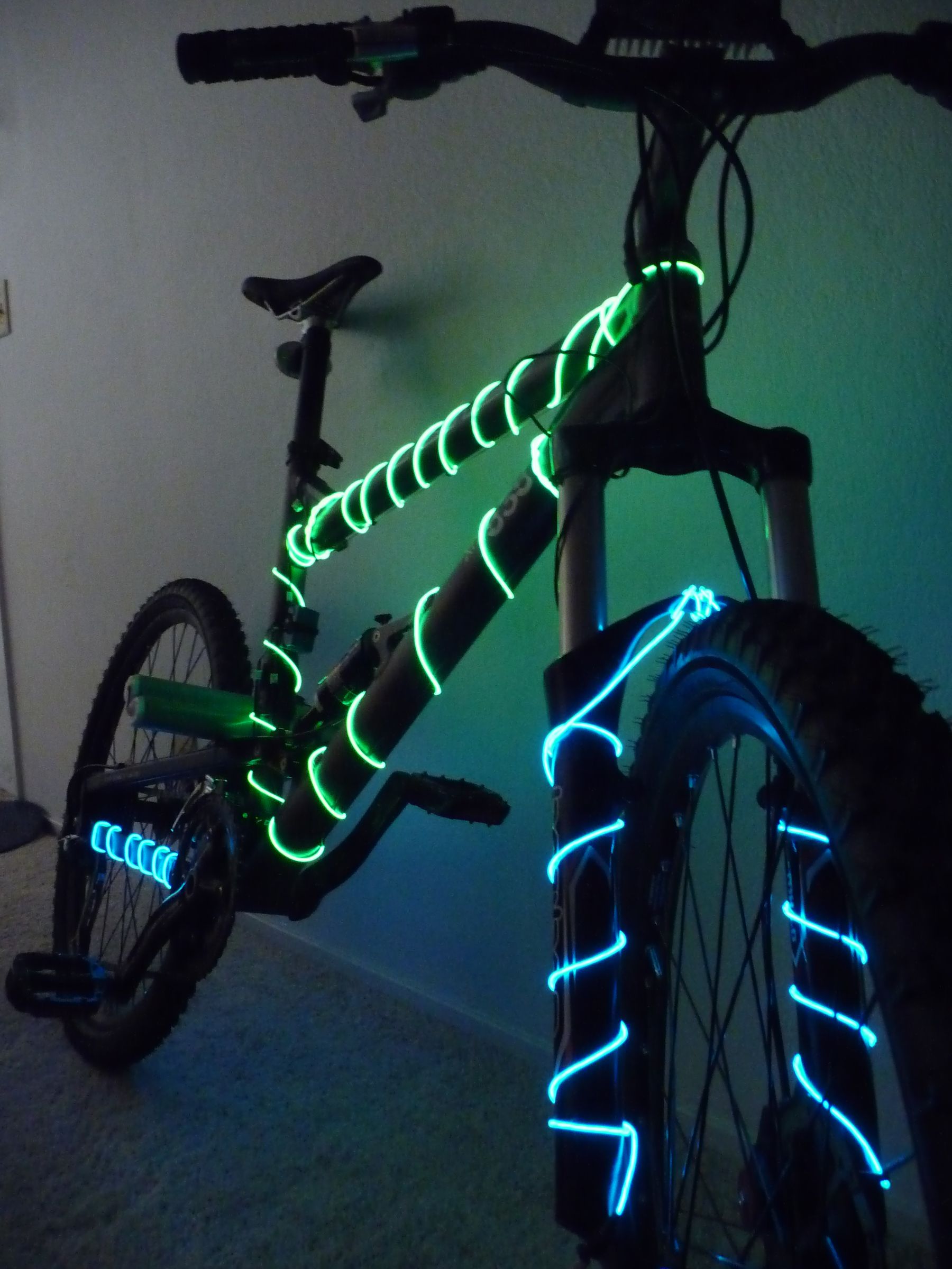 Electroluminescent Mountain Bike : 13 Steps (with Pictures) - Instructables