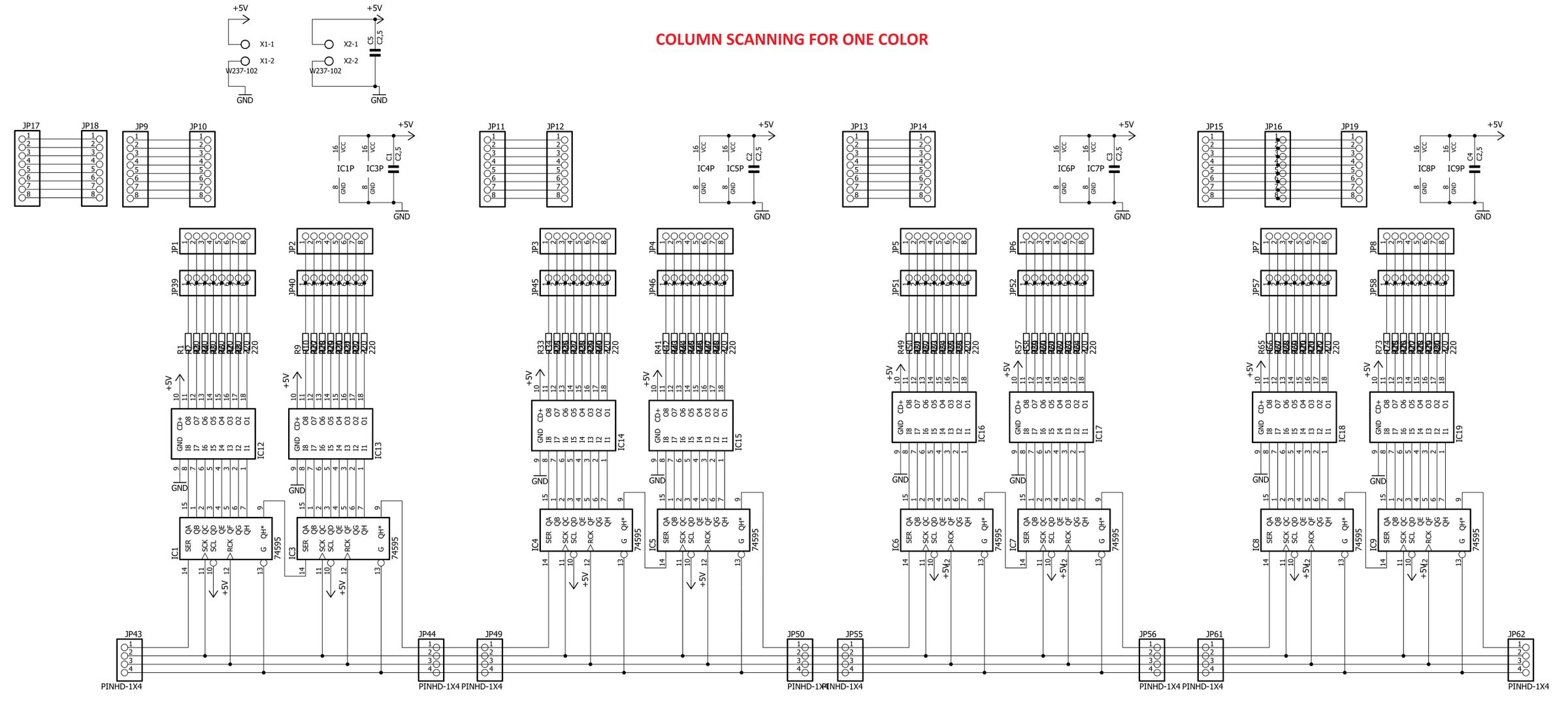BI-COLORS MATRIX 32x32 SHOWING 256 COLORS WITH GIF PICTURES : 19 Steps ...
