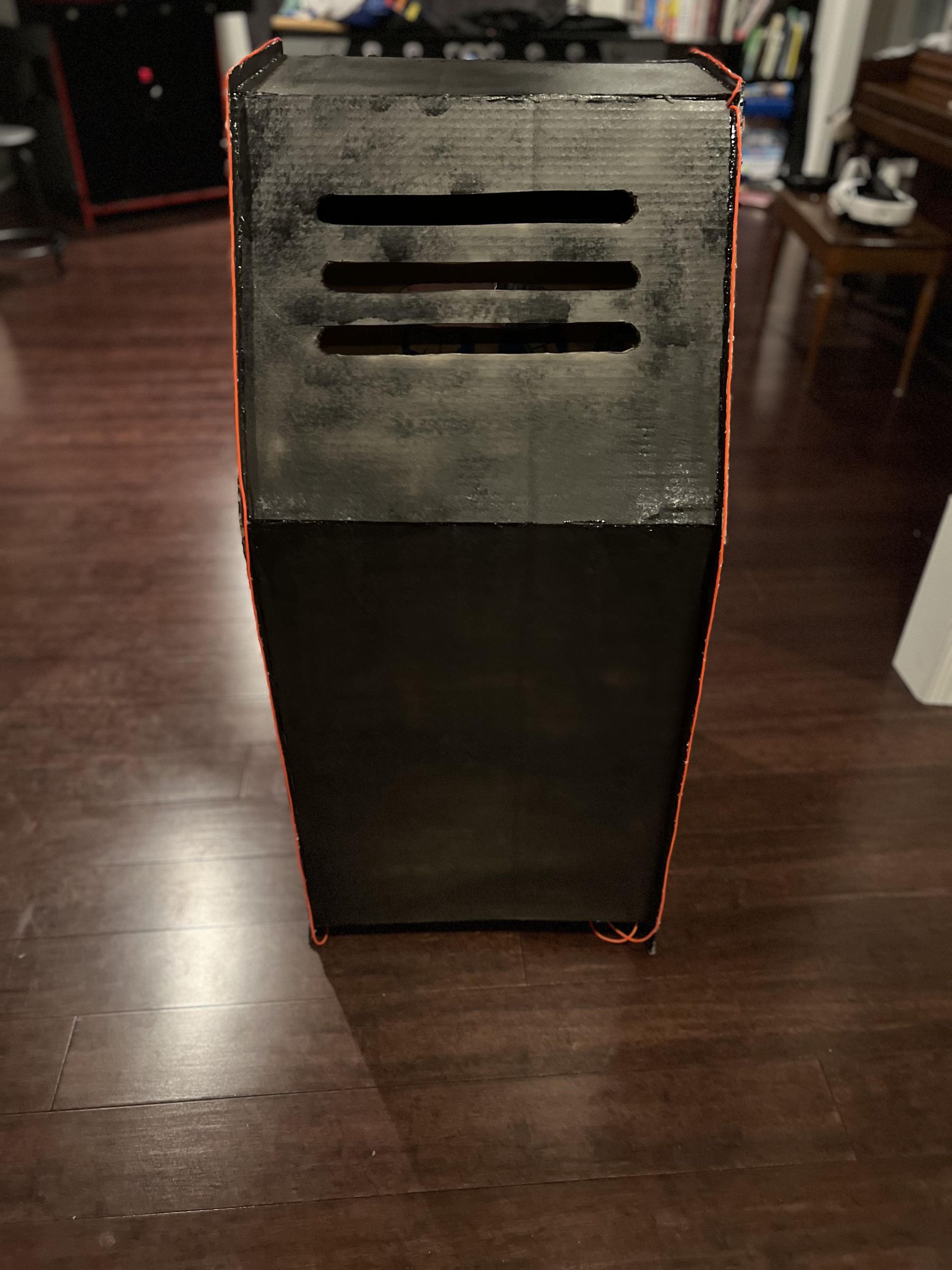 DIY Glowing Arcade Halloween Cardboard Costume : 11 Steps (with ...