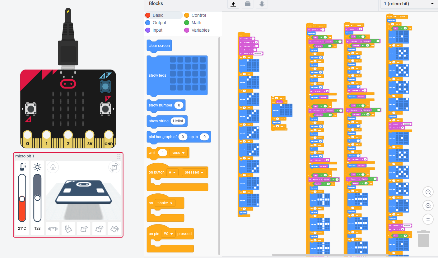Tinkercad Micro:bit Calculator : 6 Steps - Instructables
