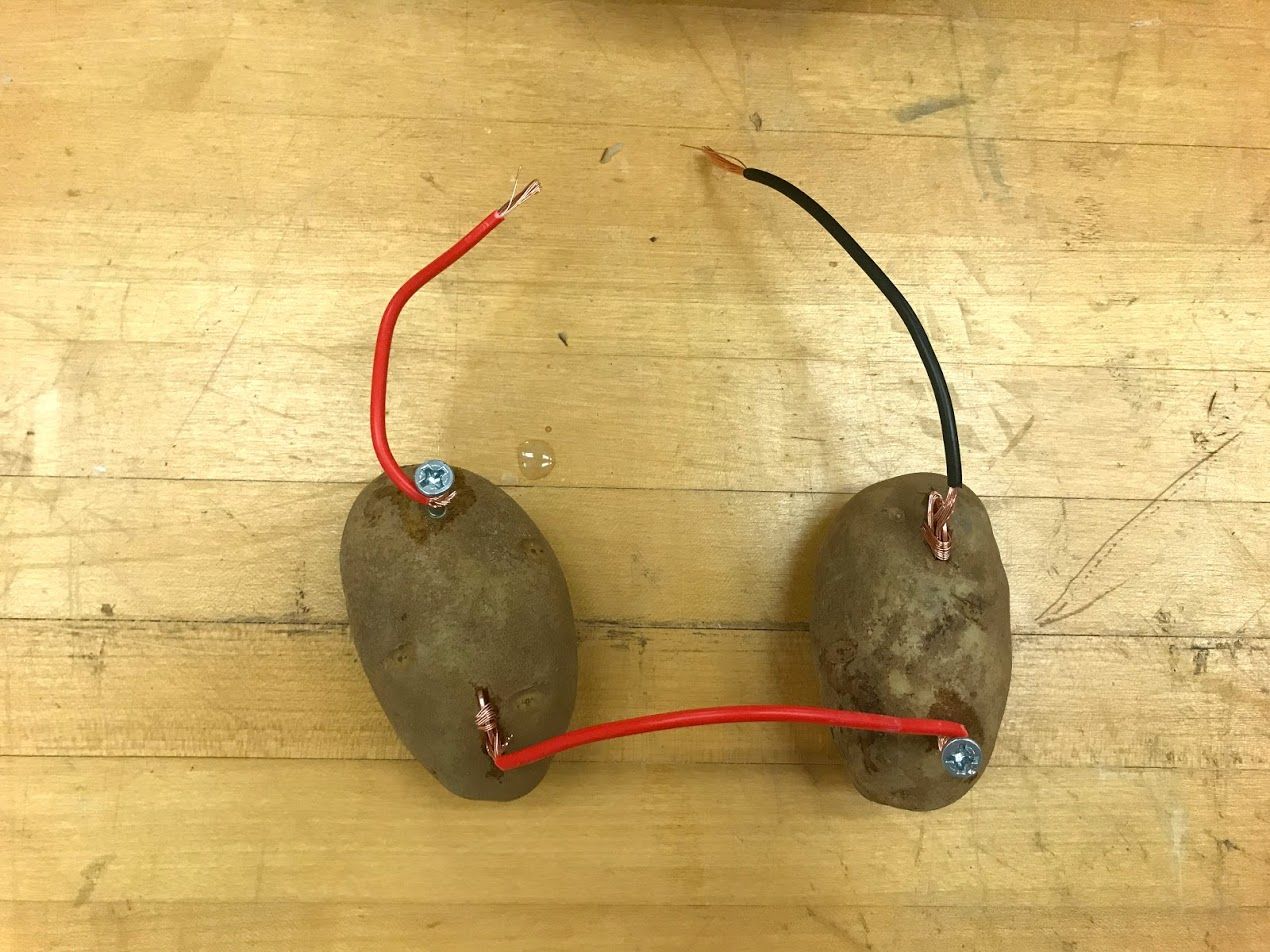 Potato Battery: Understanding Chemical and Electrical Energy : 13 Steps ...