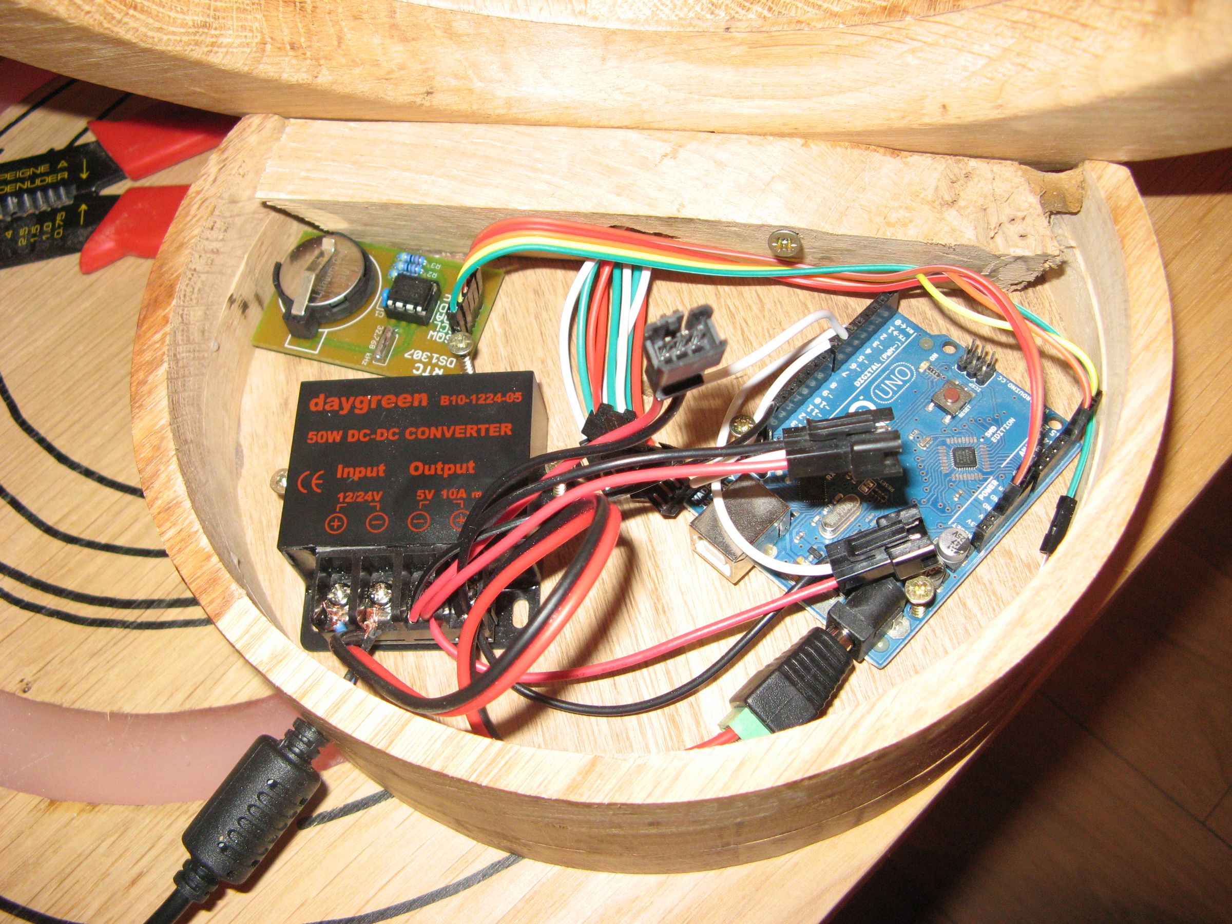 Make a Led Tron Desk and Led Tron Clock : 15 Steps (with Pictures ...