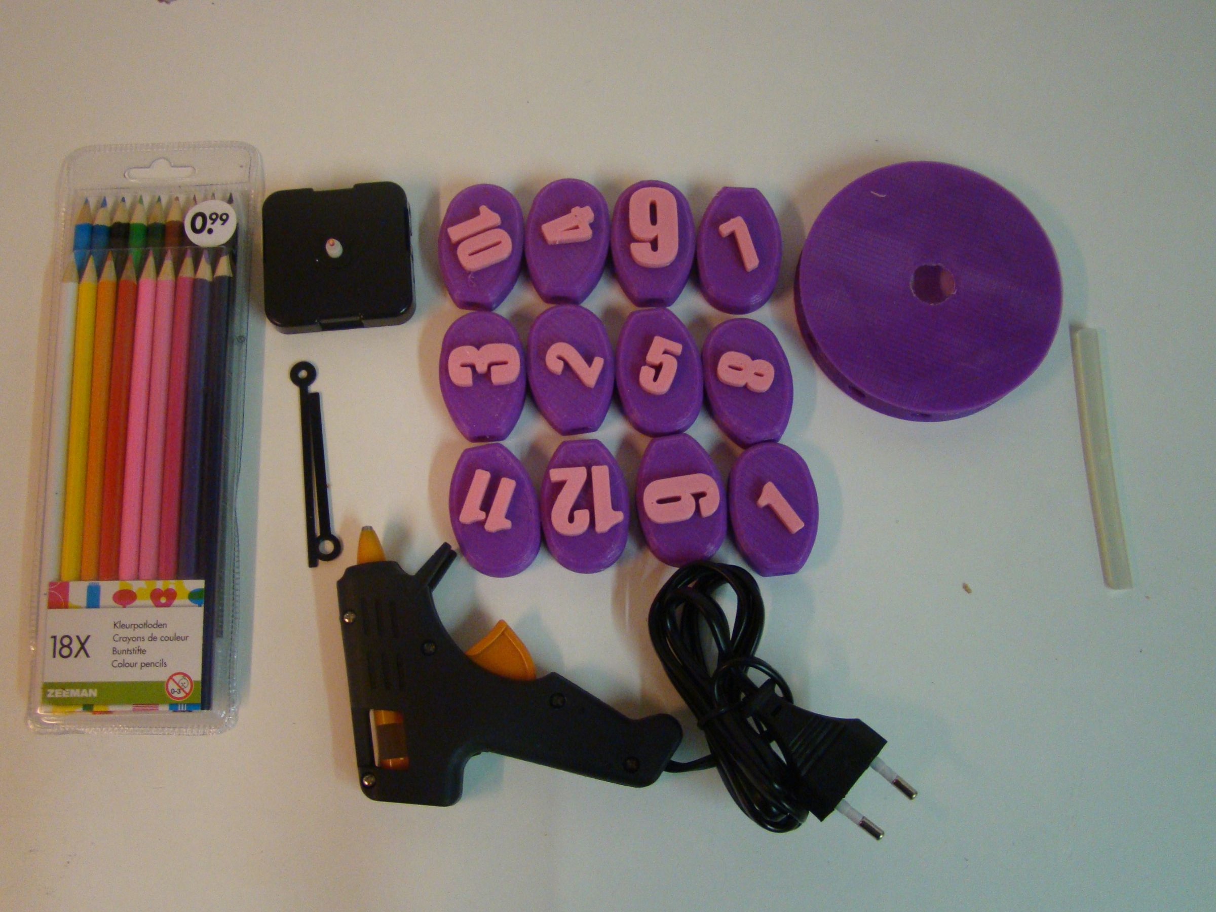 3D Printed Wall Clock With Lots of Colors. : 3 Steps - Instructables