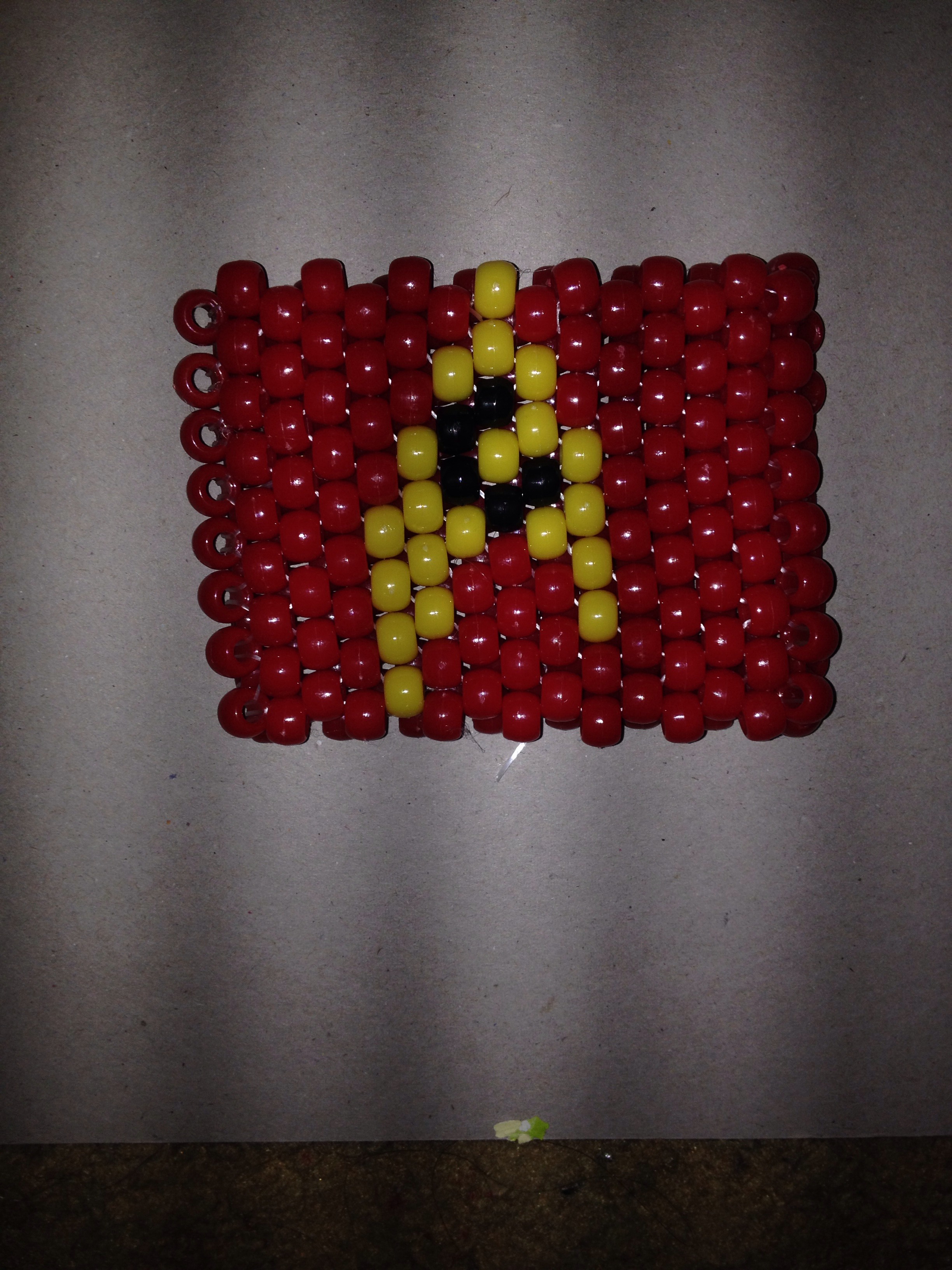 Star Trek Red Shirt Kandi Cuff Bracelet : 8 Steps - Instructables