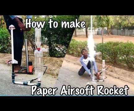 Powerful Paper Airsoft Rocket With Parachute : 9 Steps (with Pictures ...