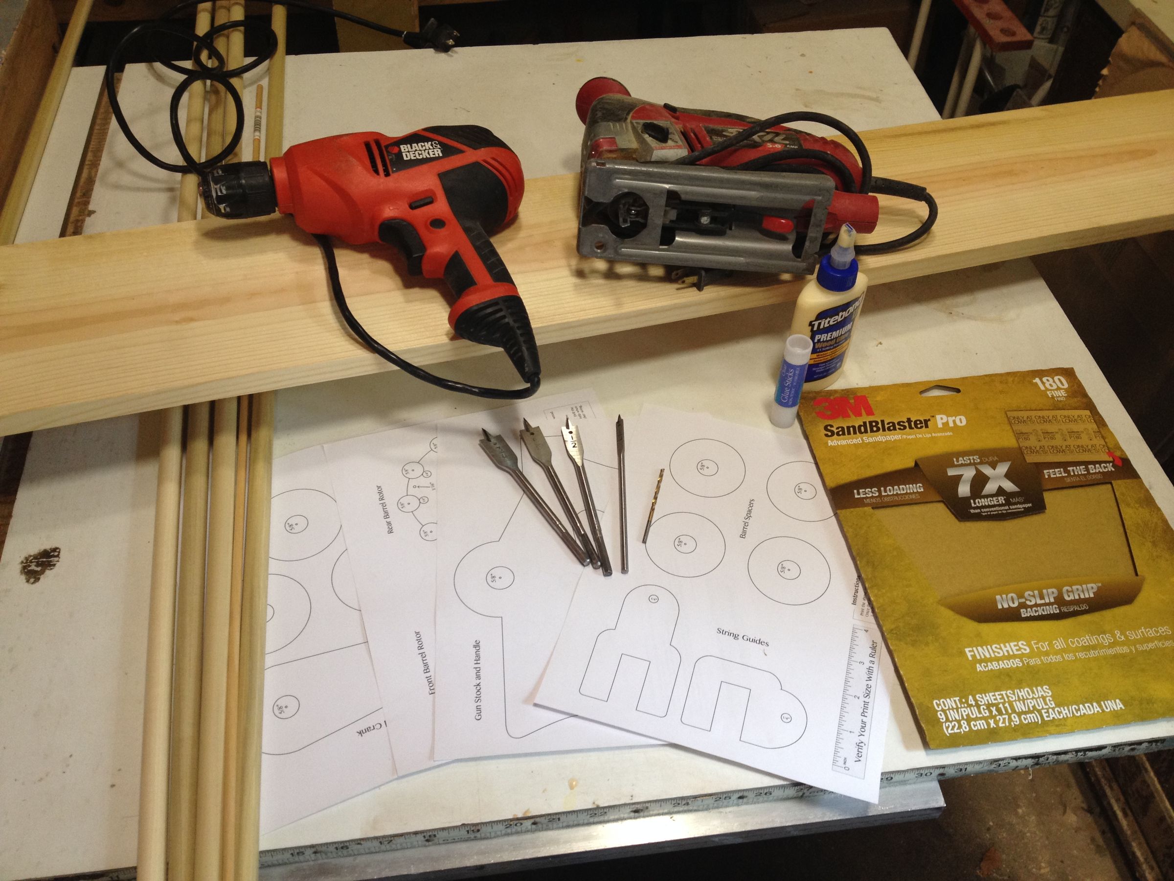 Gatling Rubber Band Machine Gun - Easy Weekend Project : 13 Steps (with ...