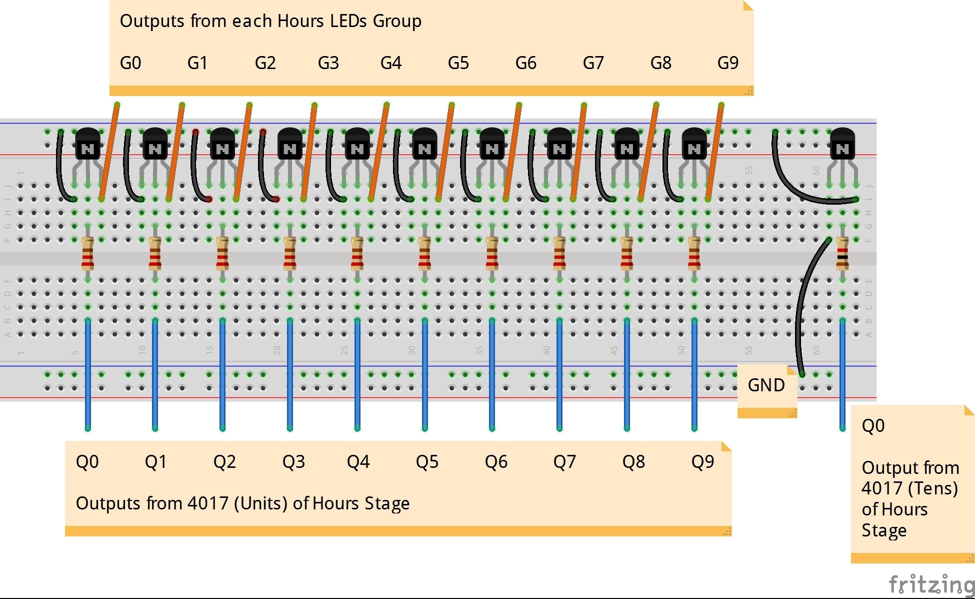 LED Clock Using 555 and 4017 (No Programming Needed) : 8 Steps (with ...
