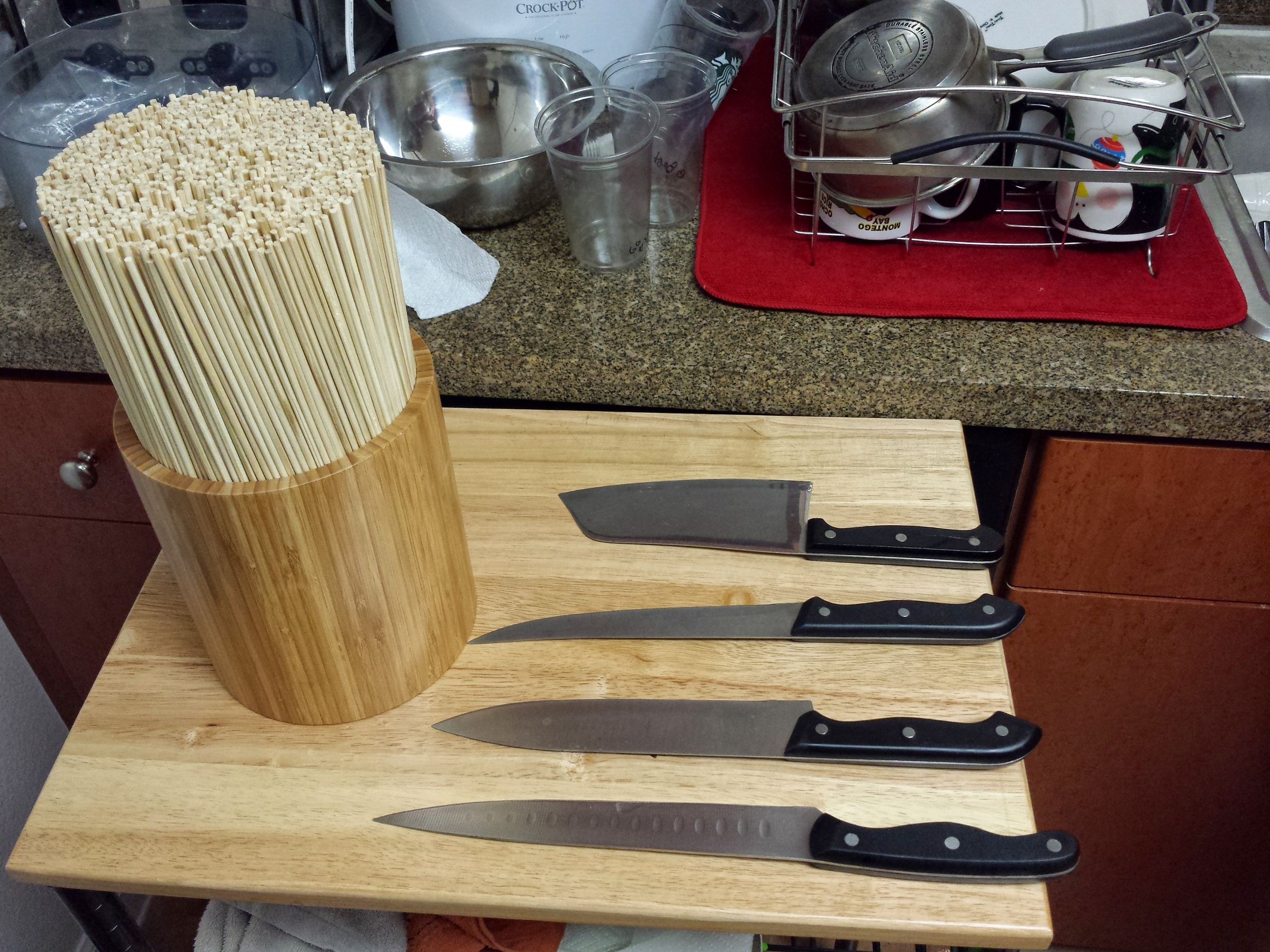 Knife Block Made of Skewers : 3 Steps (with Pictures) - Instructables